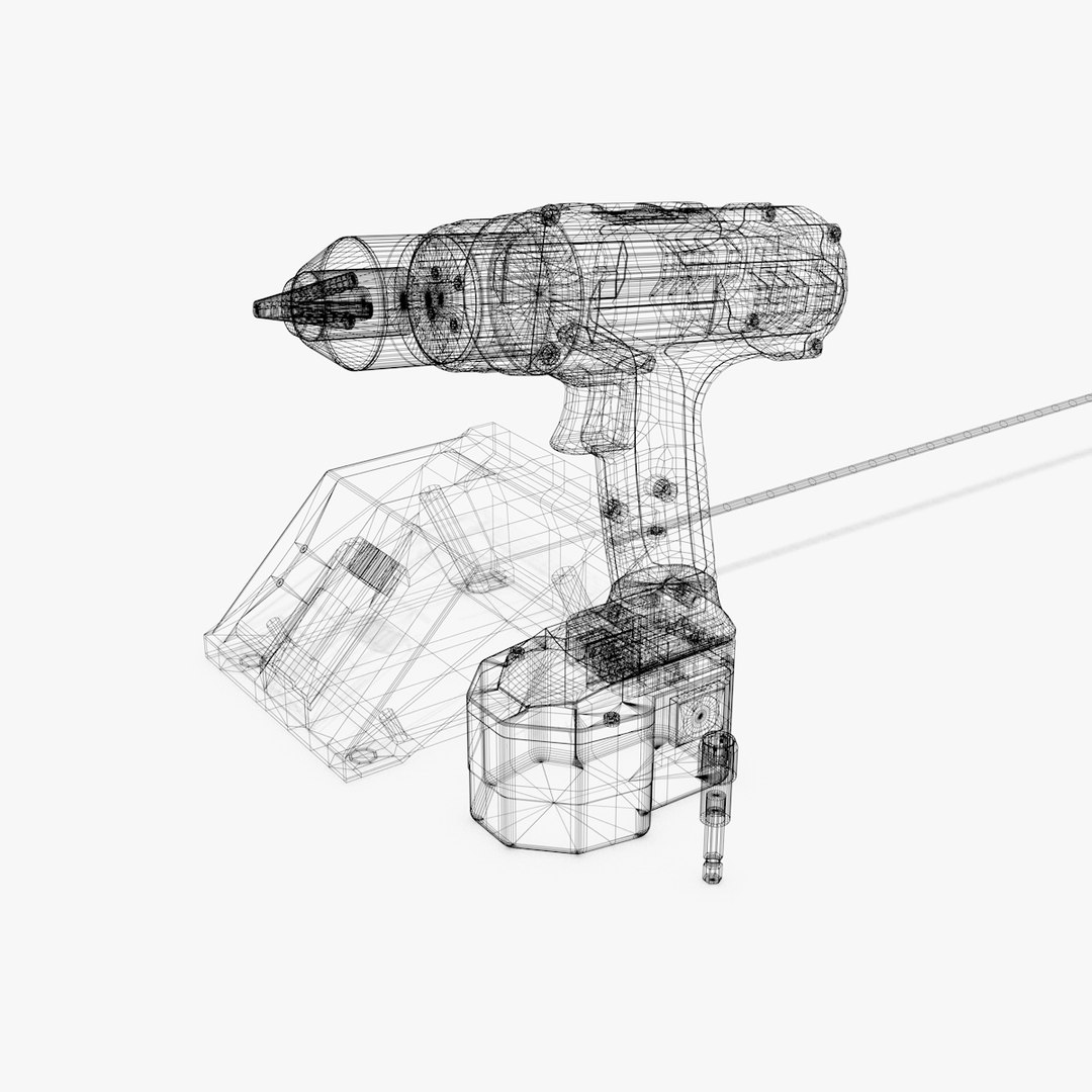 3d Model Aeg Screwdriver
