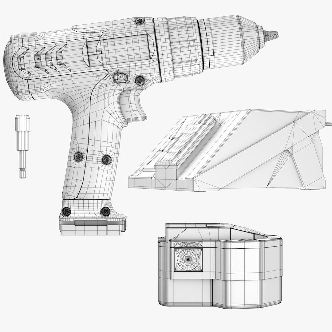 3d Model Aeg Screwdriver