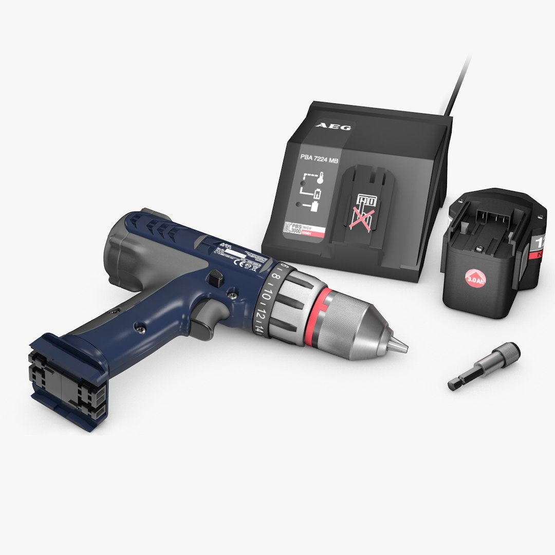 3d Model Aeg Screwdriver