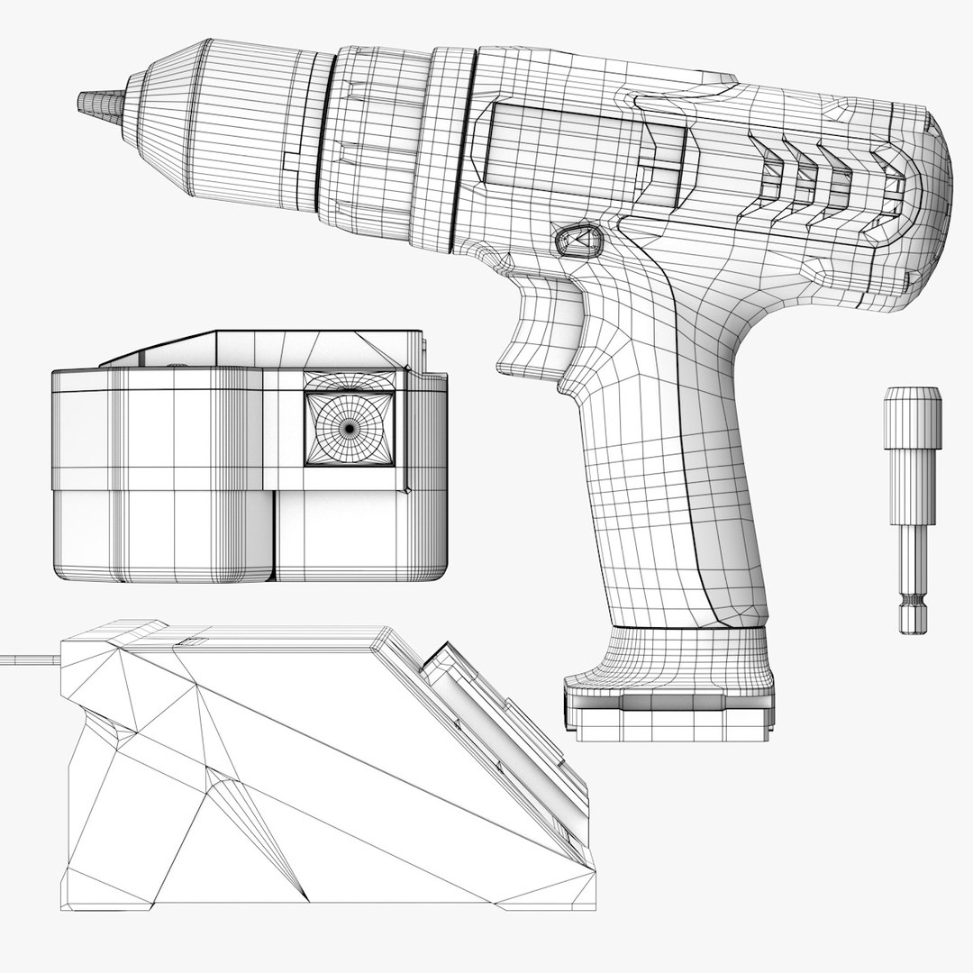 3d Model Aeg Screwdriver