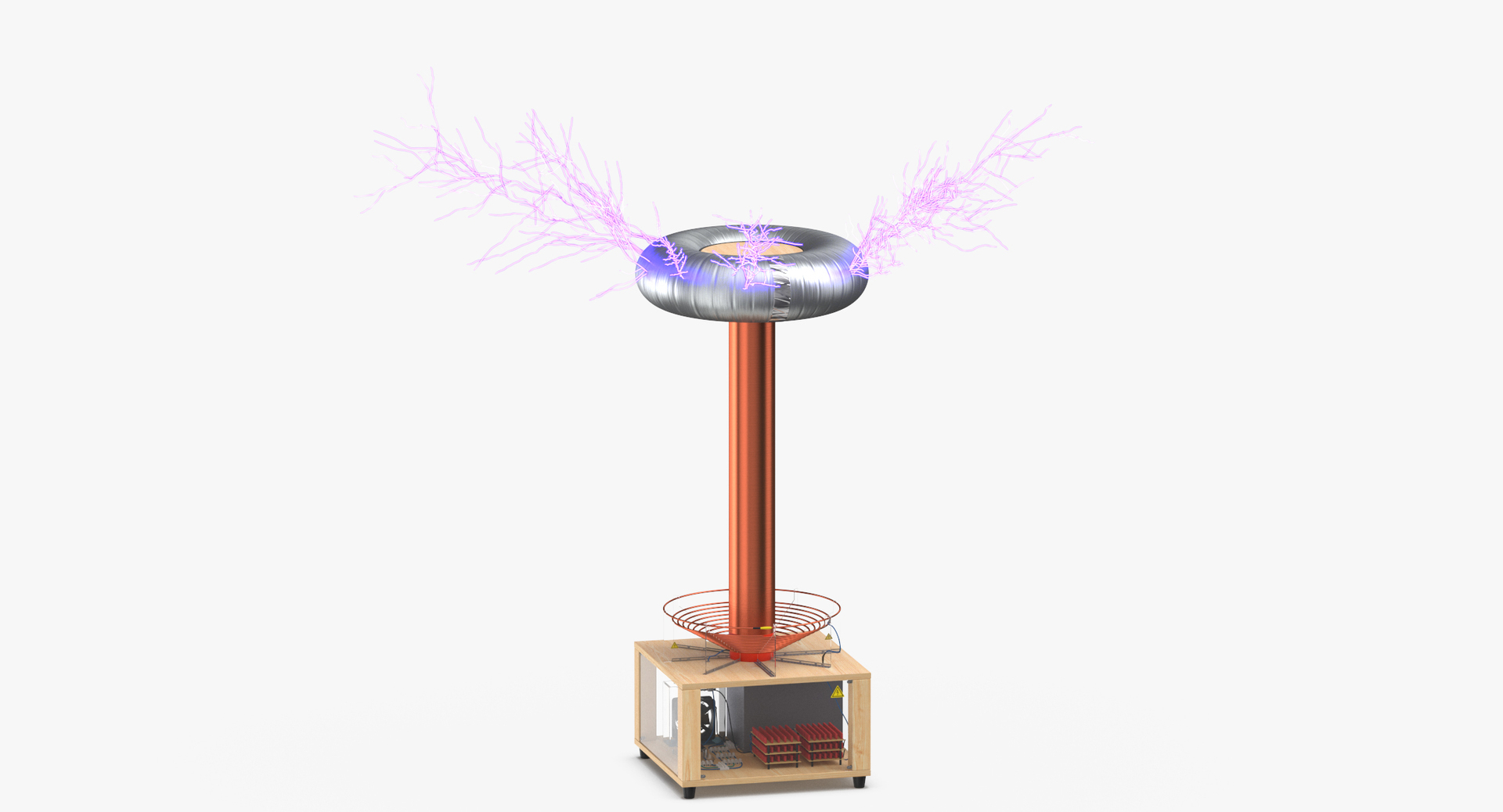 3D Tesla Coil 02 Lit Model - TurboSquid 1334739
