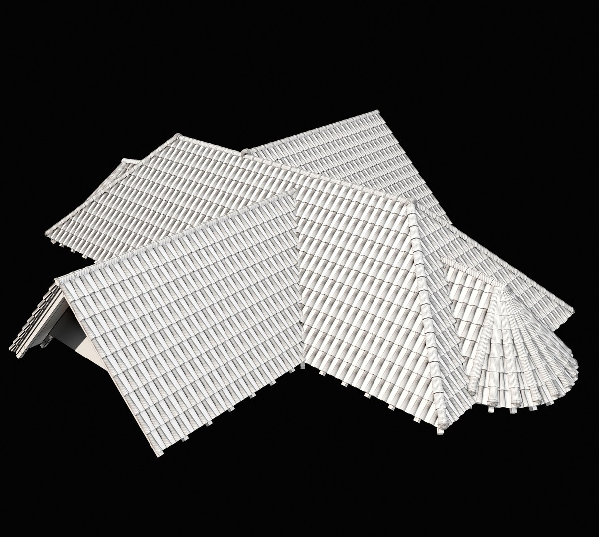 3D Realistic Roof Collections 35 Model - TurboSquid 1894367