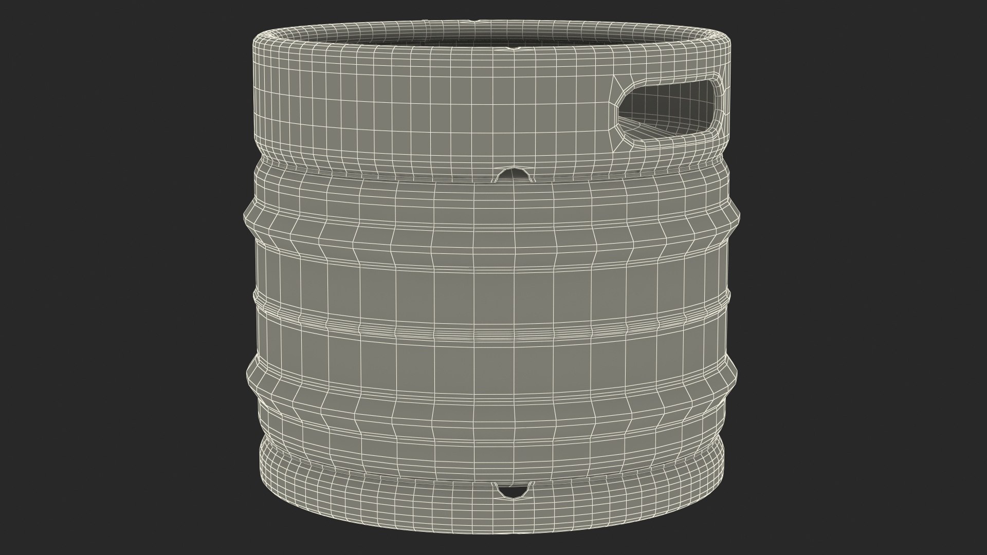 3D Model Stainless Steel Beer Keg - TurboSquid 1628188