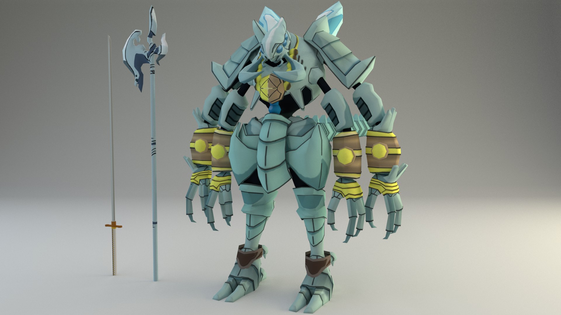 Cocytus Overlord Blender 3D Model - TurboSquid 1329356