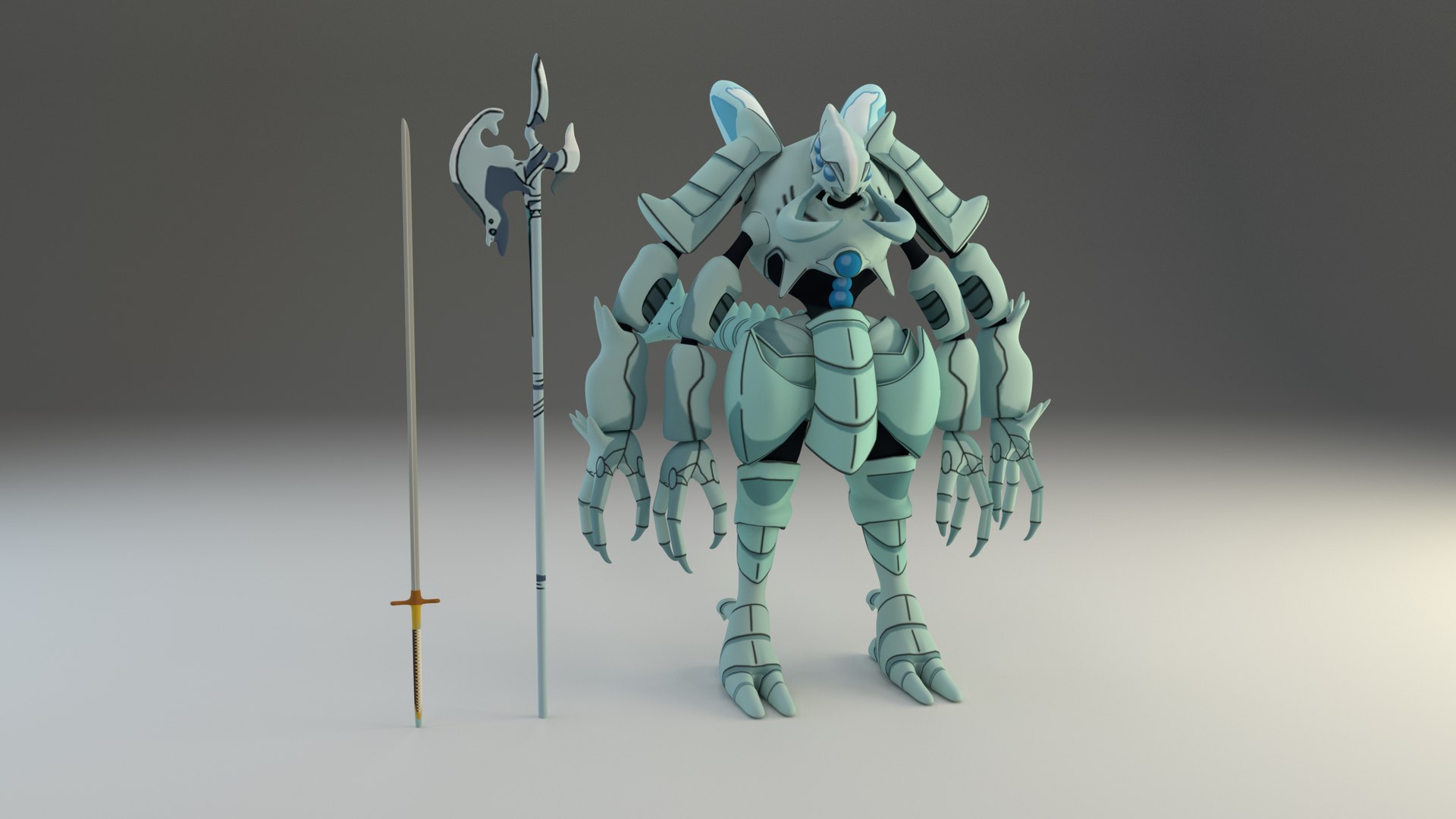 Cocytus Overlord Blender 3D Model - TurboSquid 1329356