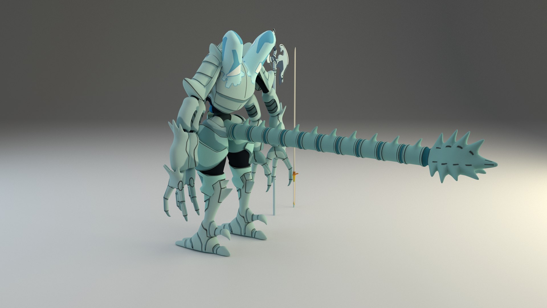 Cocytus Overlord Blender 3D Model - TurboSquid 1329356