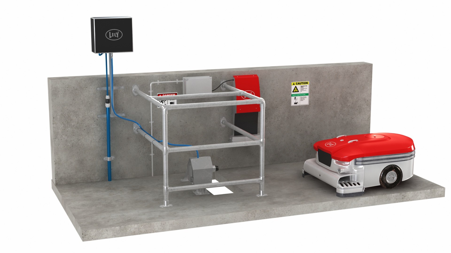 3D Farm Barn Automatic Clean System - TurboSquid 2113507