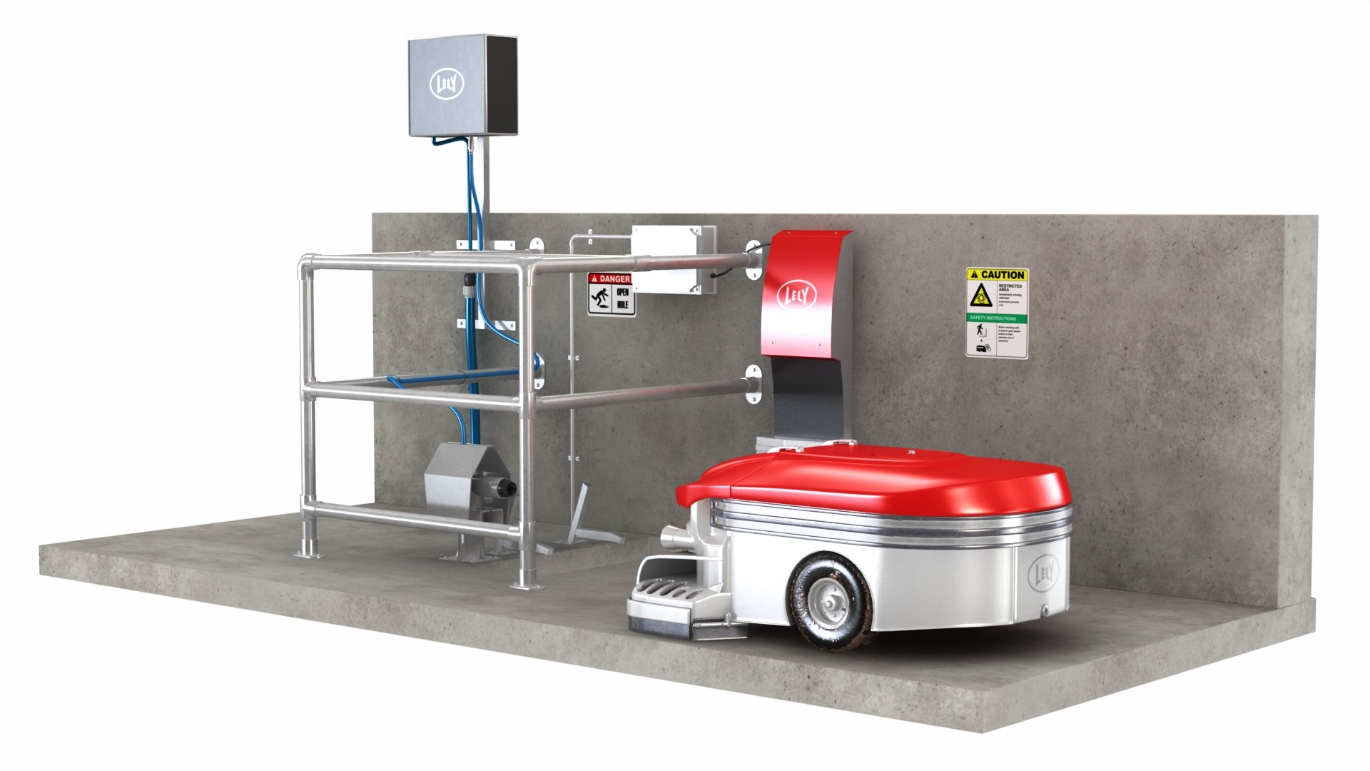 3D Farm Barn Automatic Clean System - TurboSquid 2113507