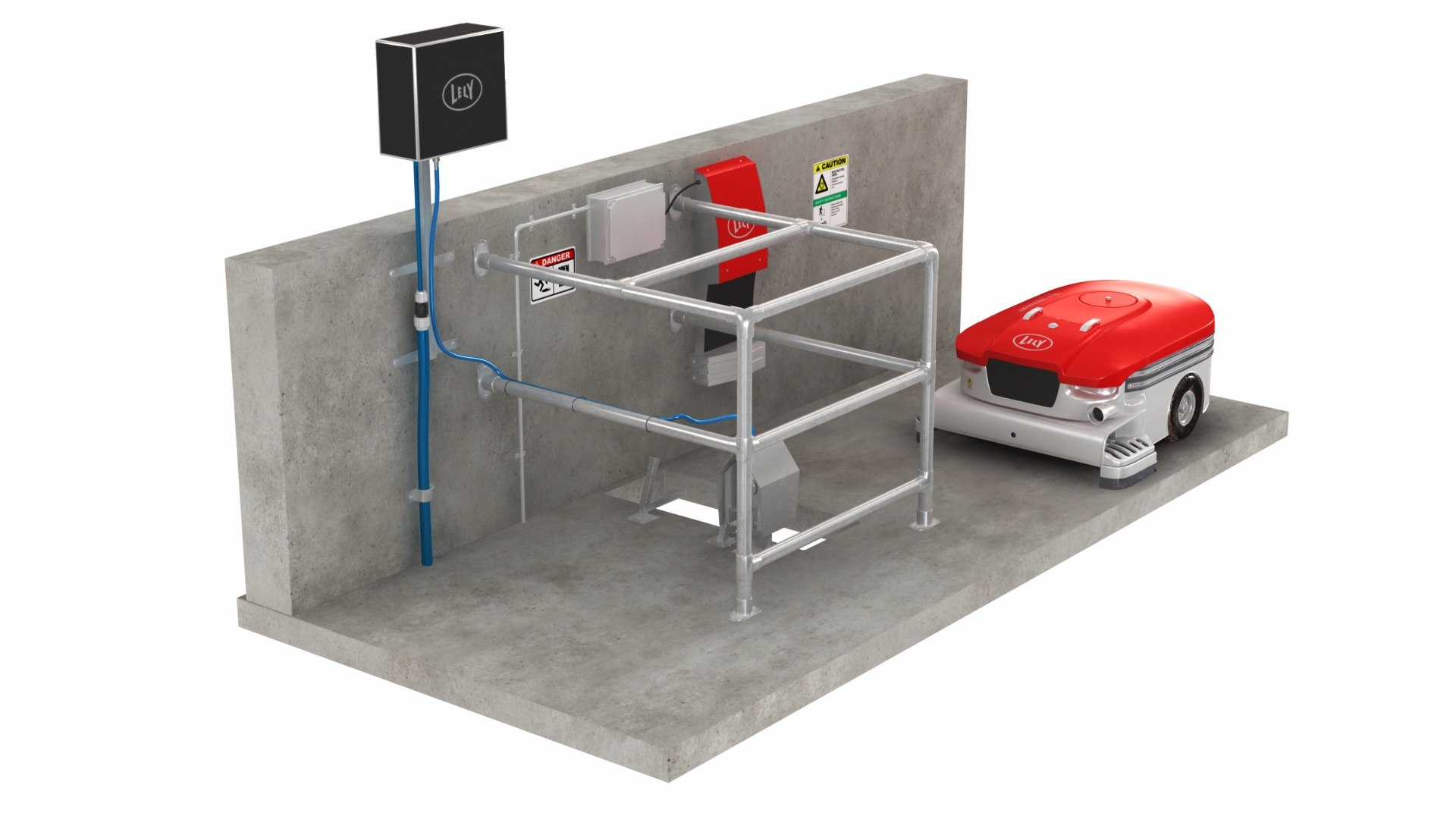 3D Farm Barn Automatic Clean System - TurboSquid 2113507