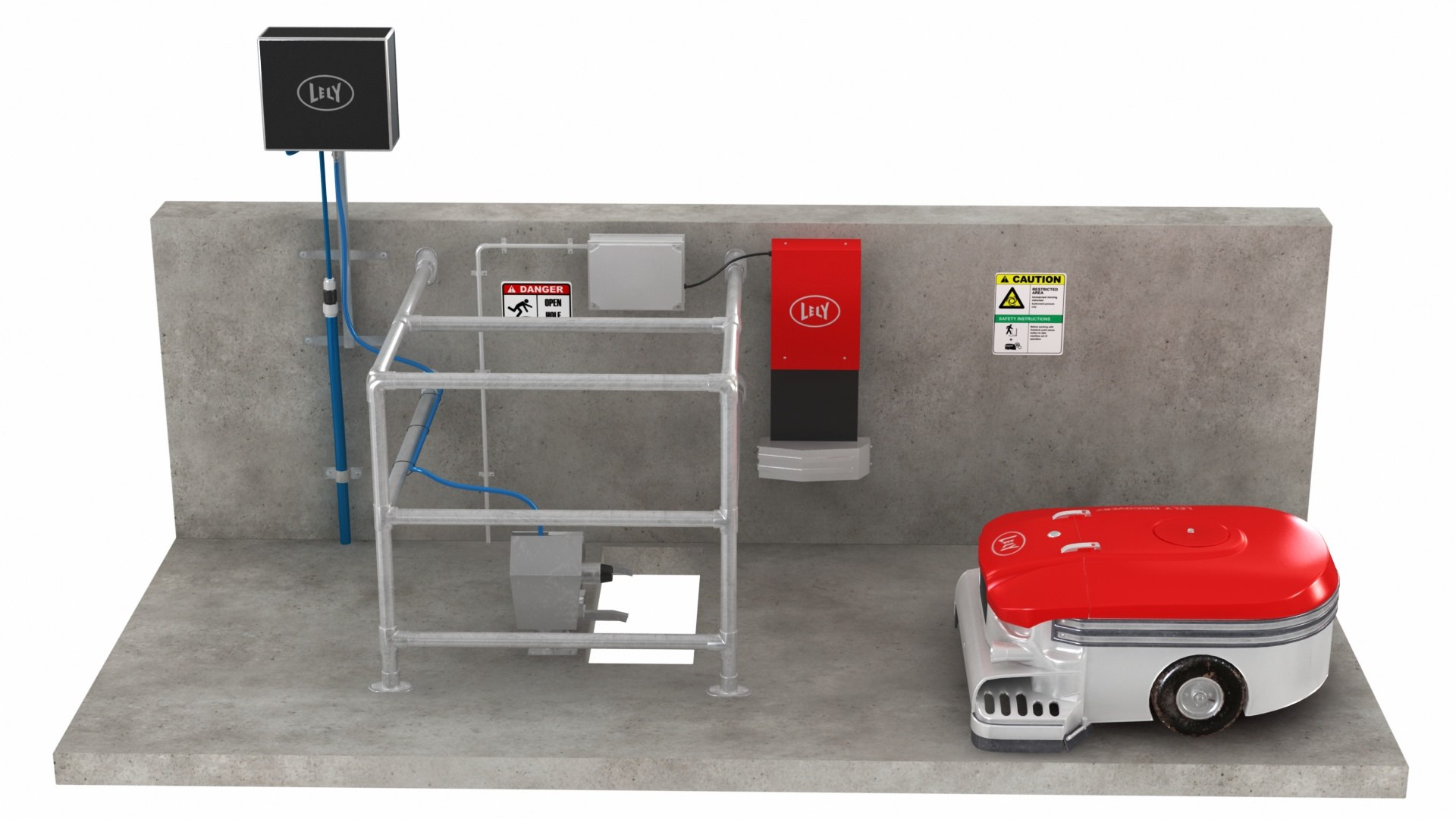 3D Farm Barn Automatic Clean System - TurboSquid 2113507