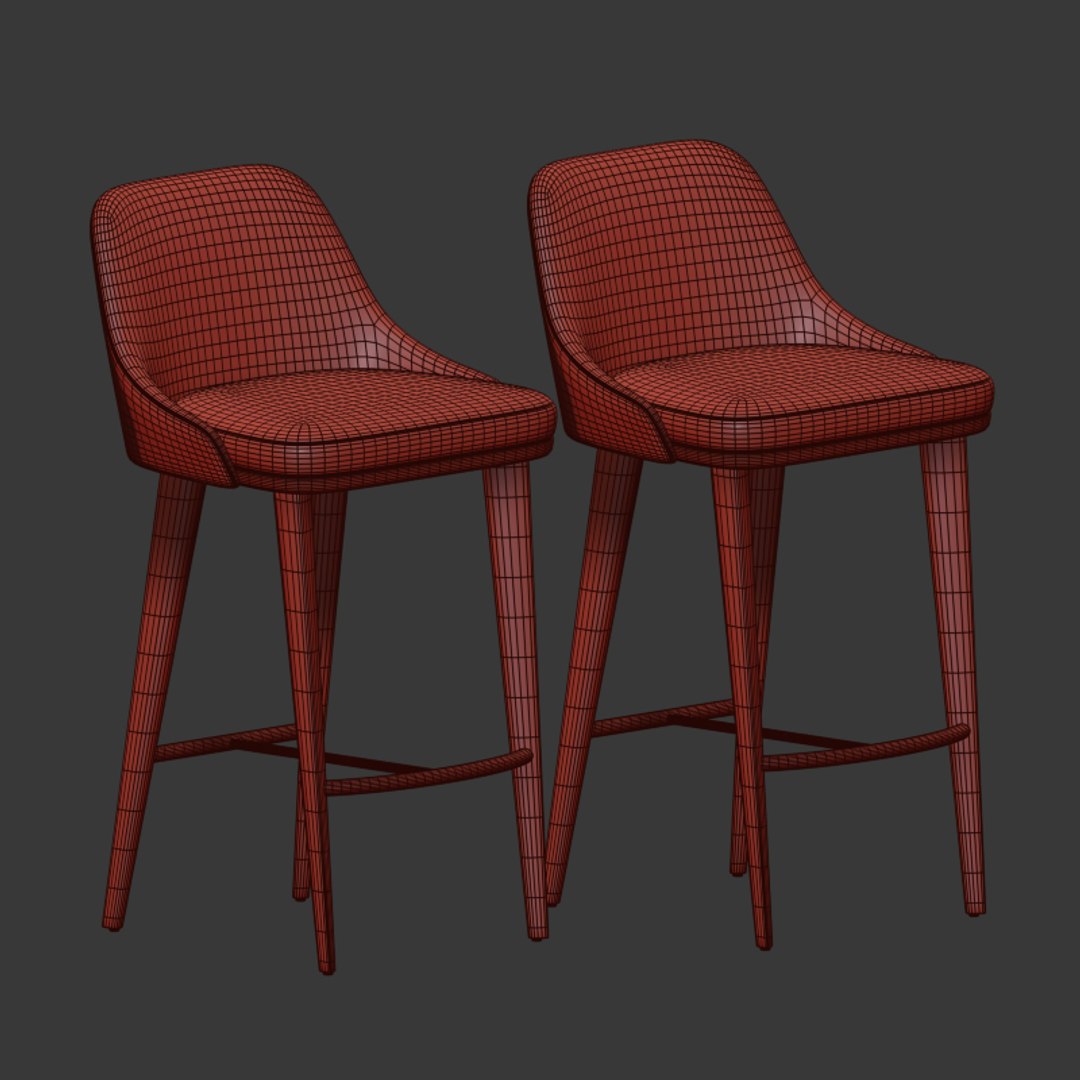 Eden Rock Bar Stool 3D Model - TurboSquid 1551568