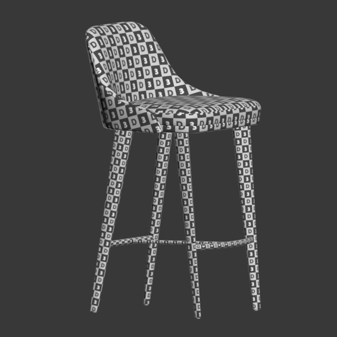 Eden Rock Bar Stool 3D Model - TurboSquid 1551568