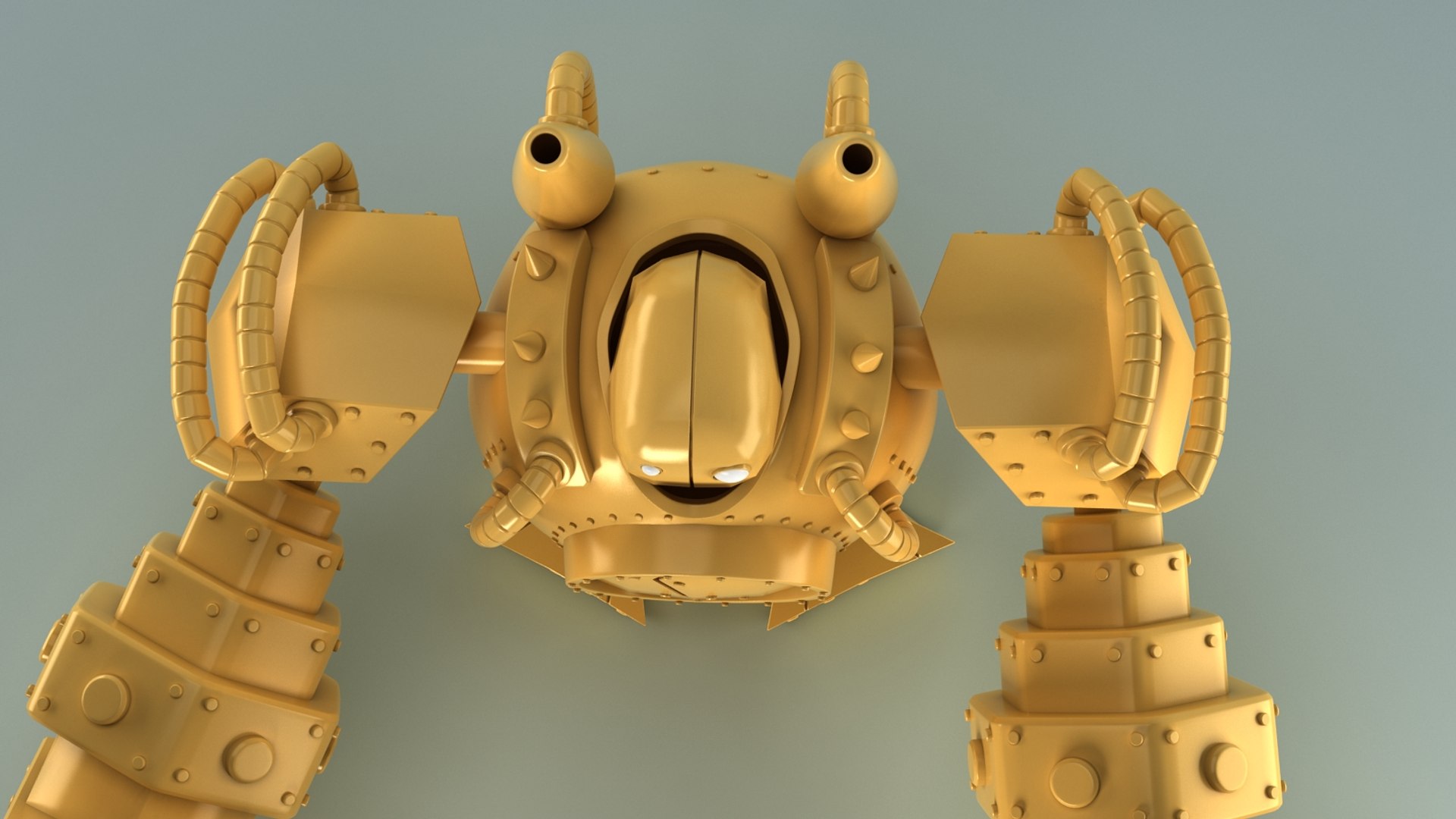 Blitzcrank League Legends 3d Max