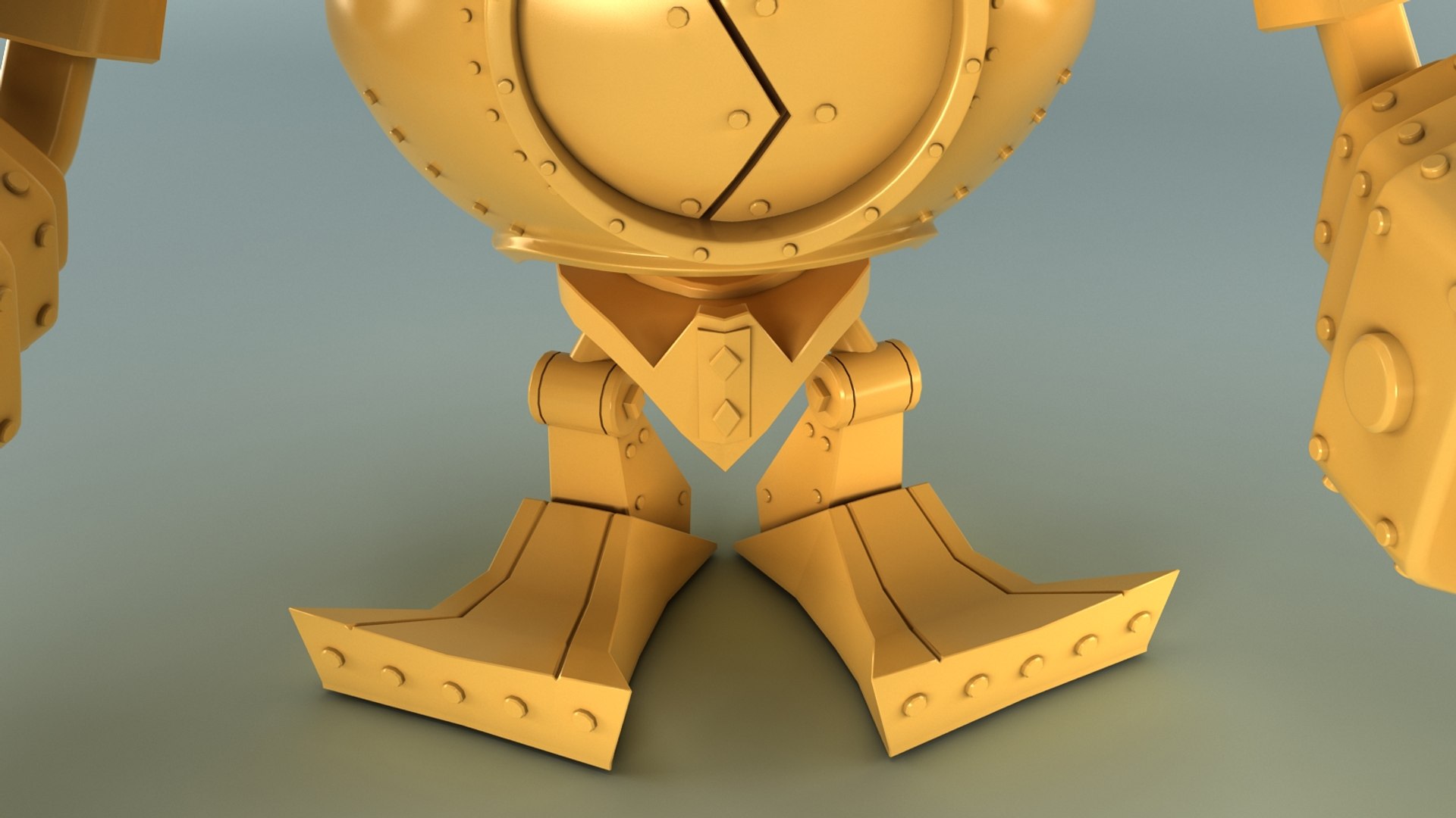 Blitzcrank League Legends 3d Max