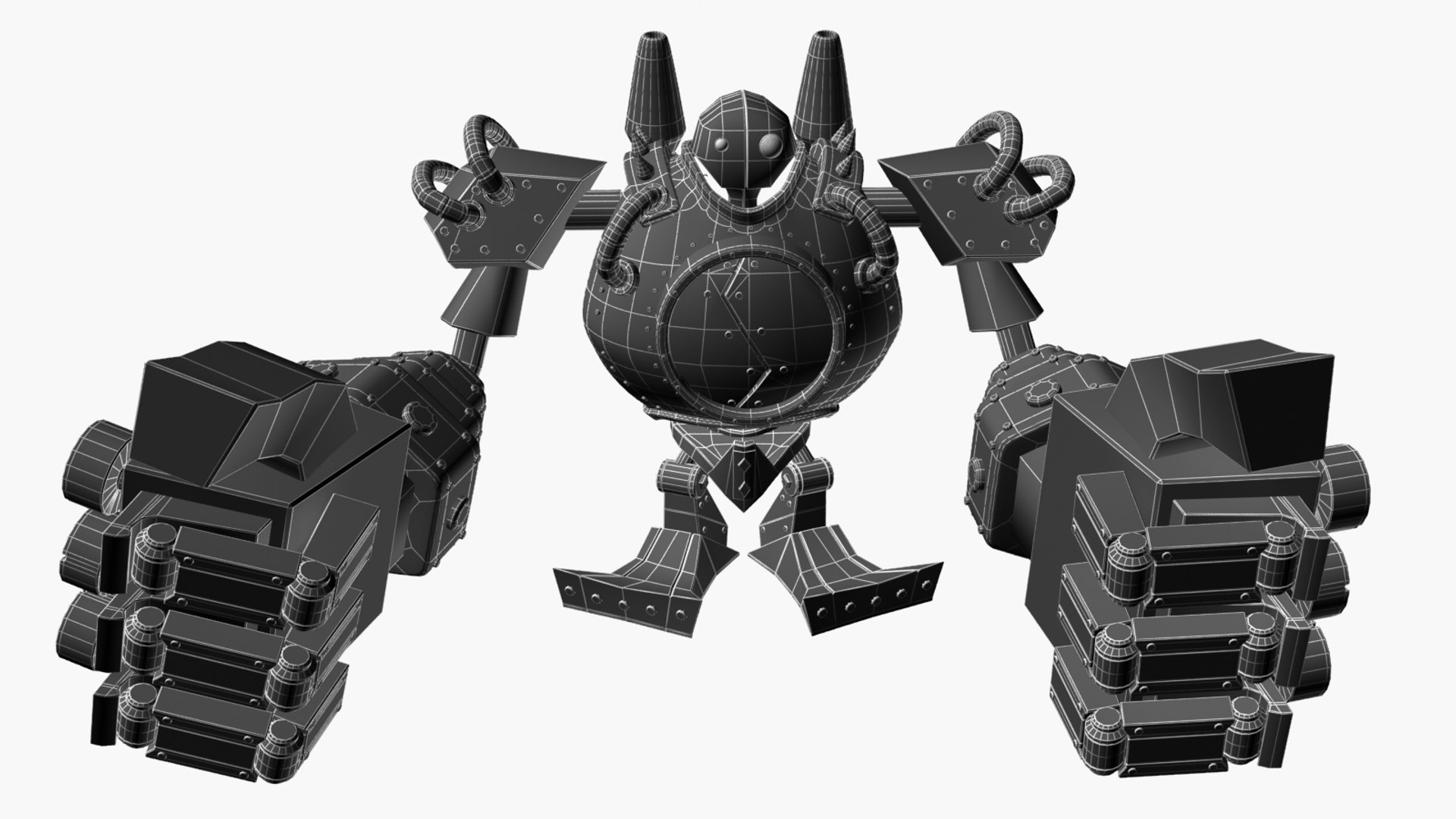 Blitzcrank League Legends 3d Max