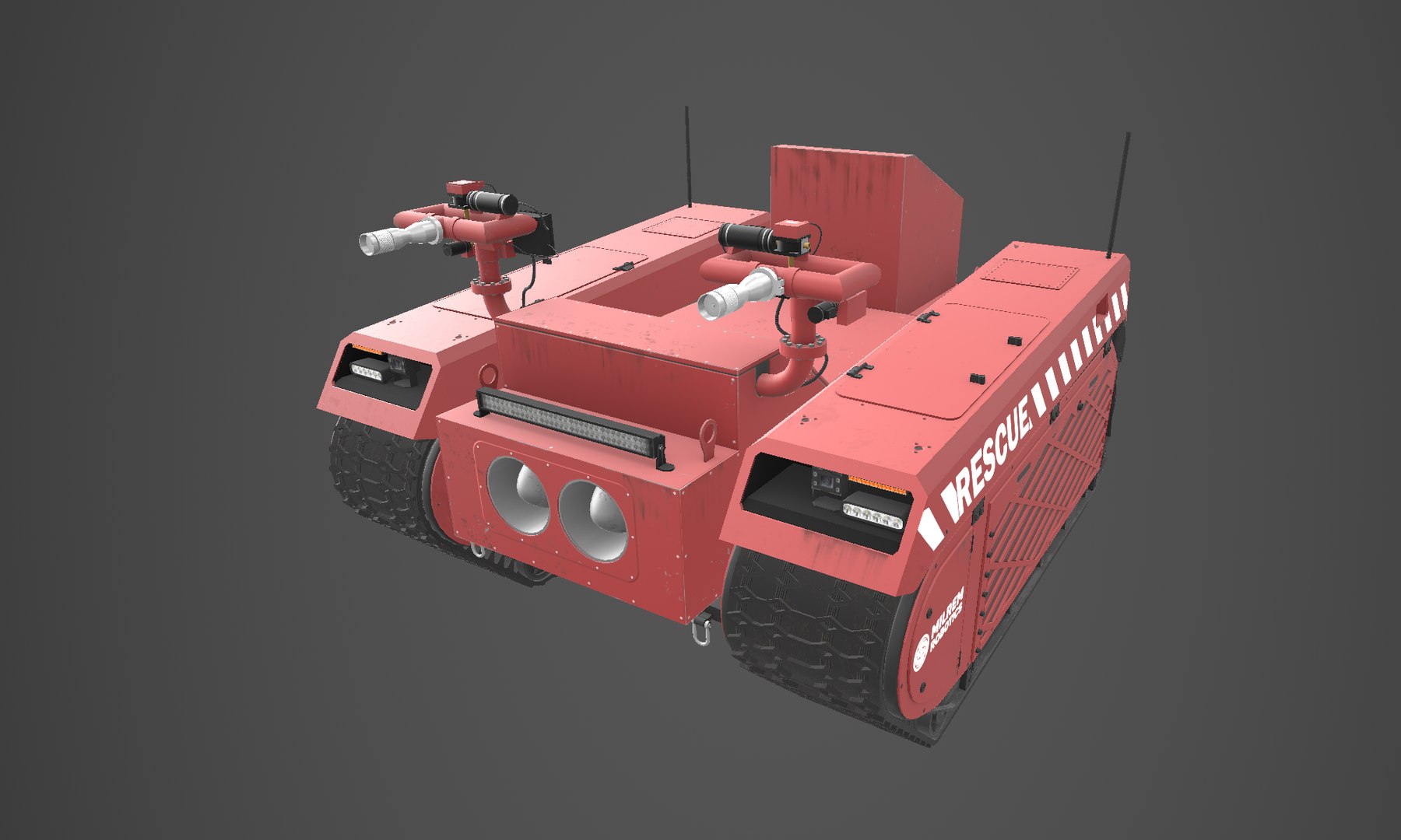 3D Themis Multiscope Fire Robot - TurboSquid 2007614