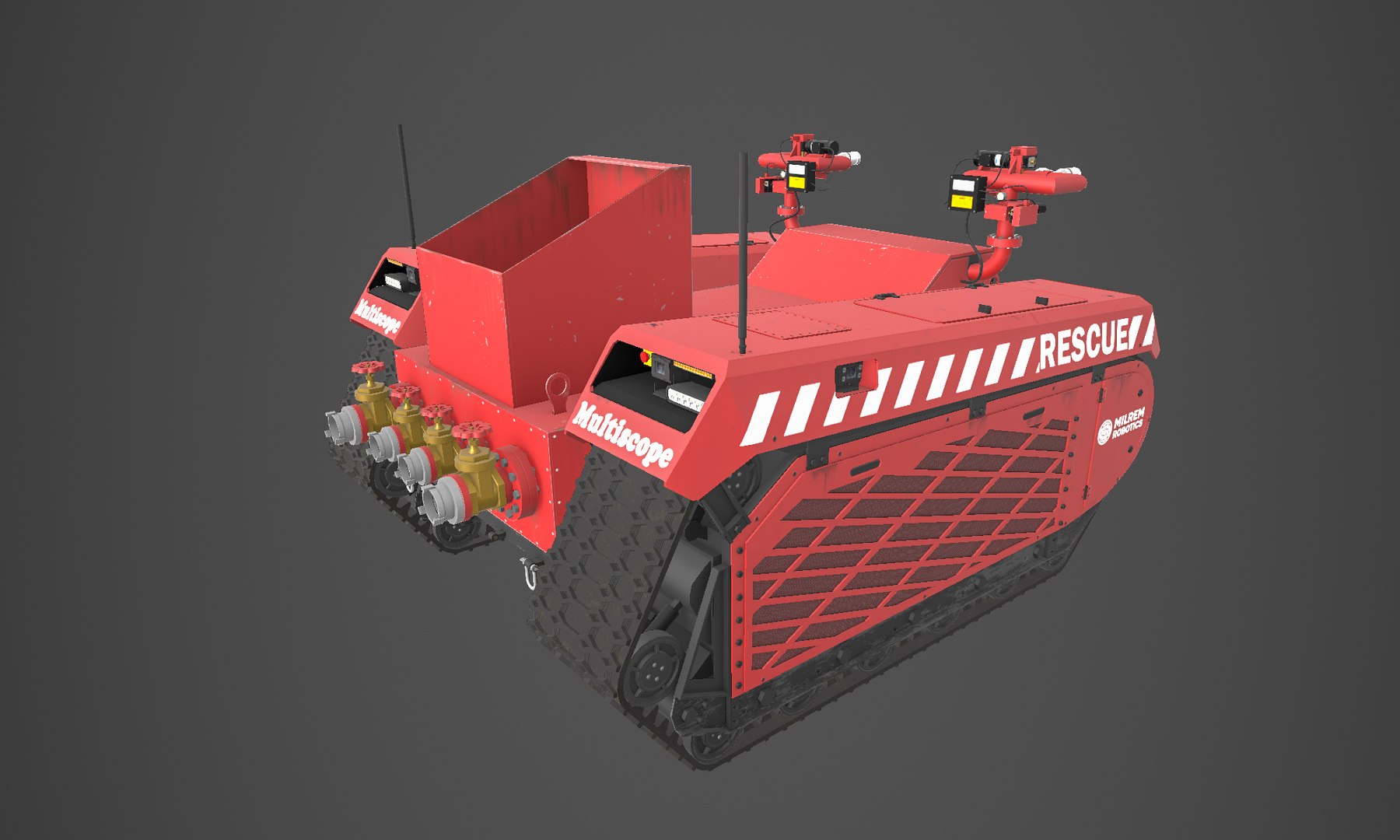 3D Themis Multiscope Fire Robot - TurboSquid 2007614