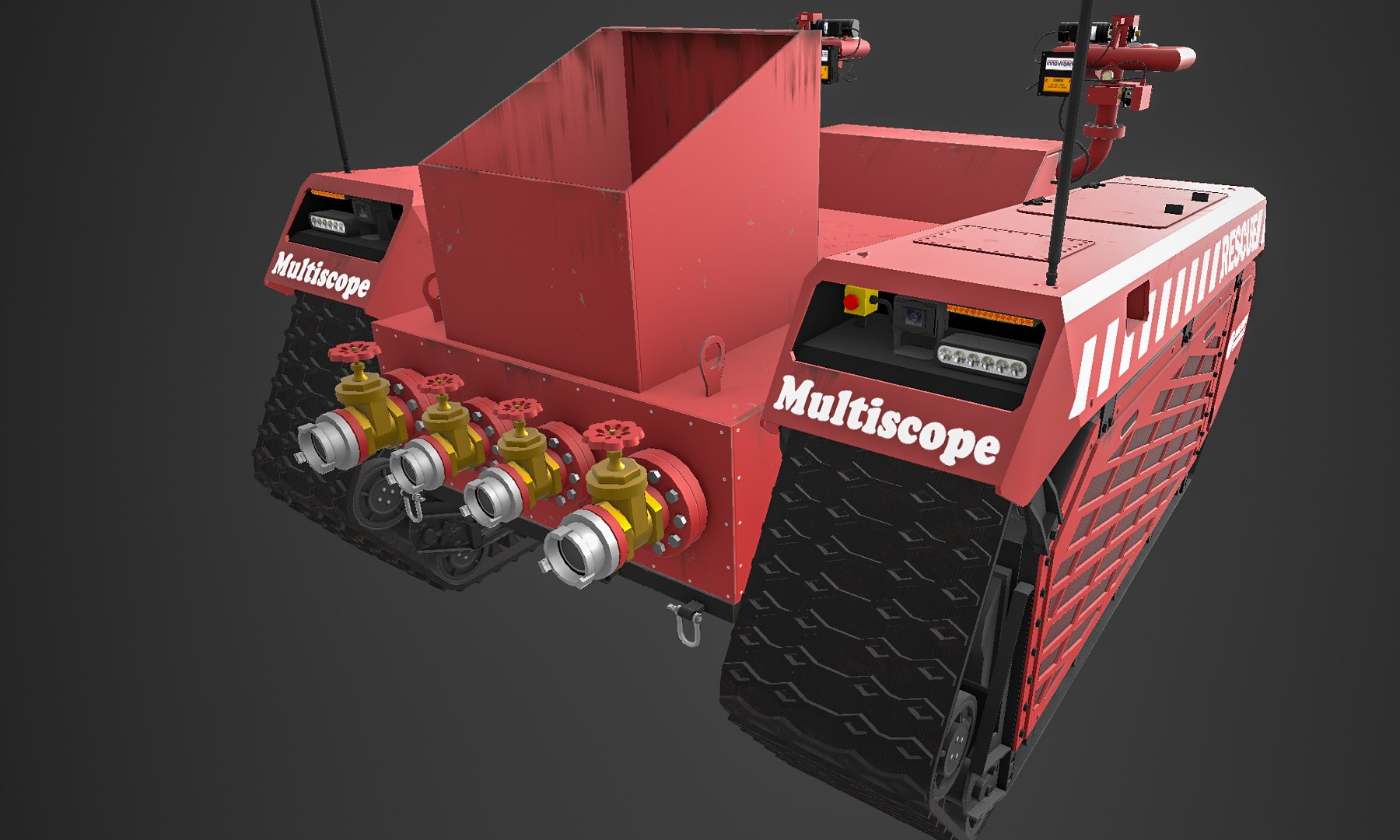 3D Themis Multiscope Fire Robot - TurboSquid 2007614