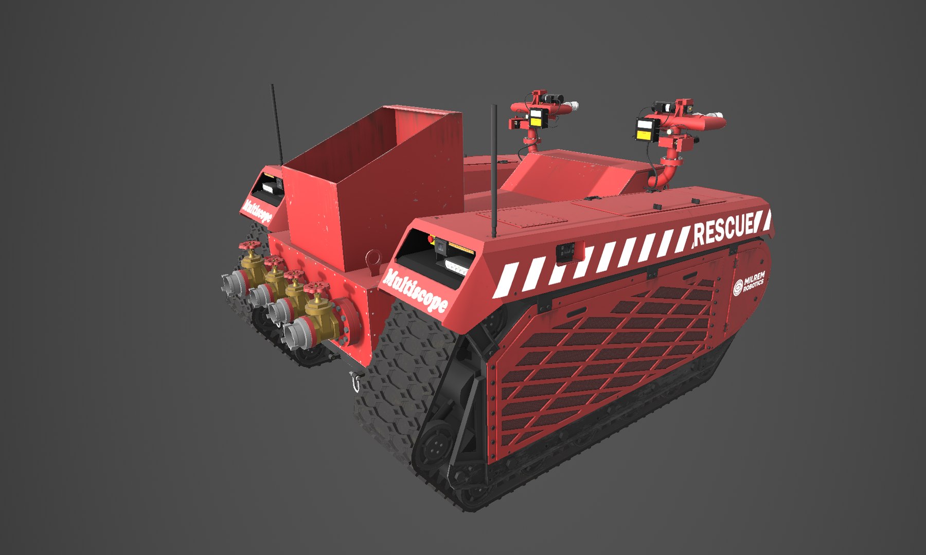 3D Themis Multiscope Fire Robot - TurboSquid 2007614