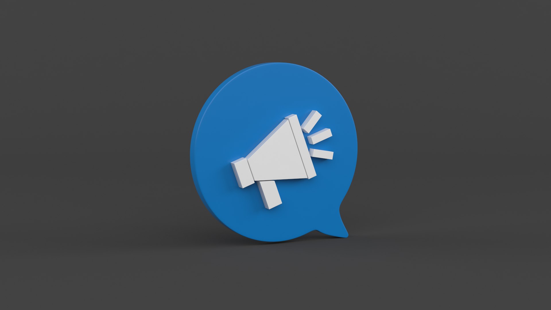 3D Notification Icon Model - TurboSquid 1990580