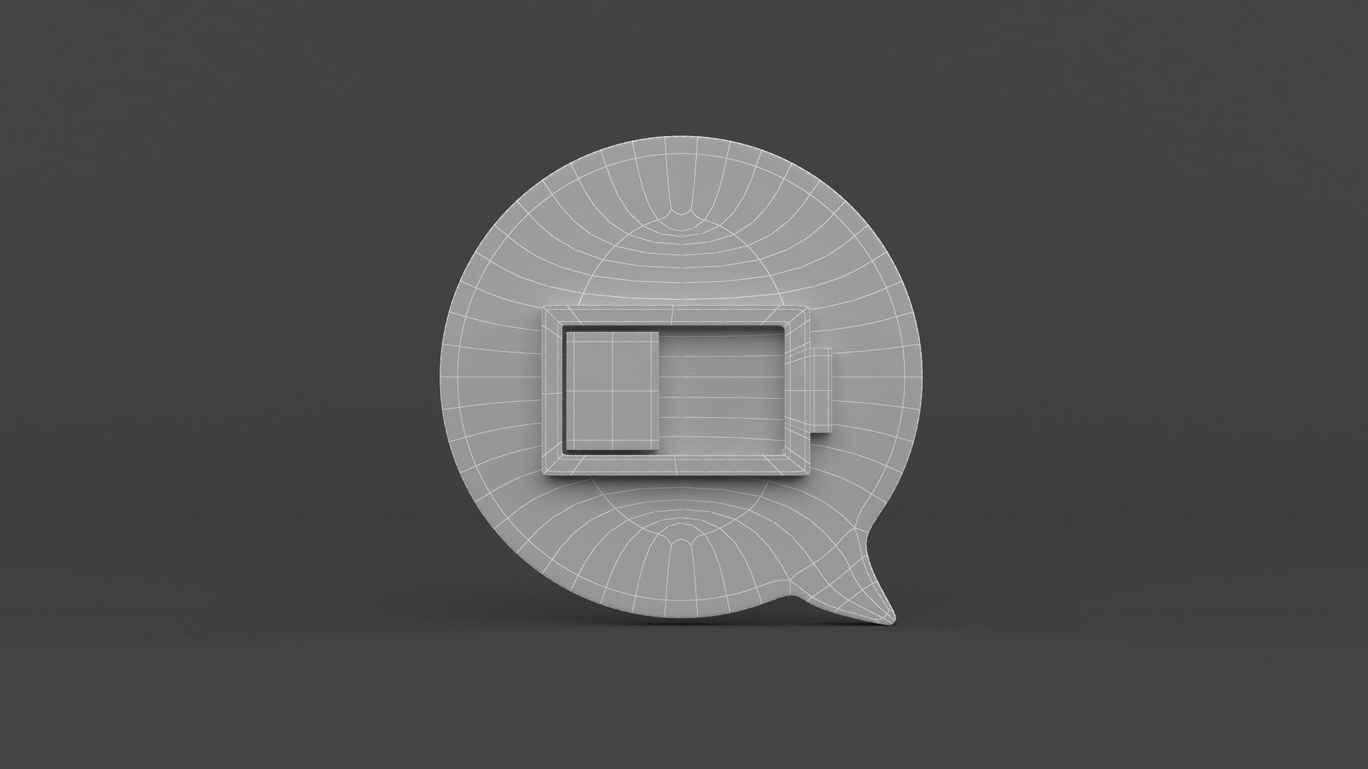 3D Notification Icon Model - TurboSquid 1990580