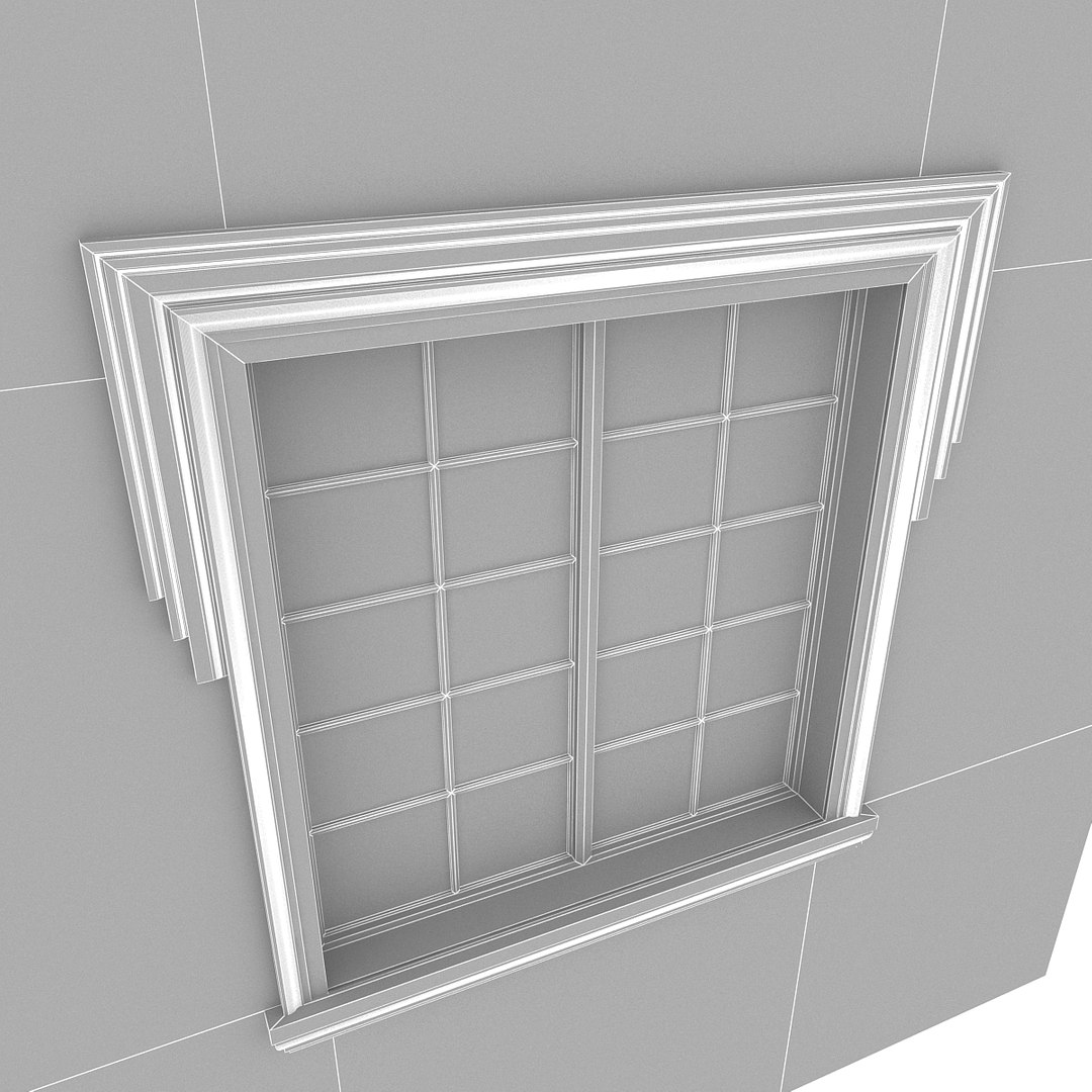 3D Window Frame - TurboSquid 1446281