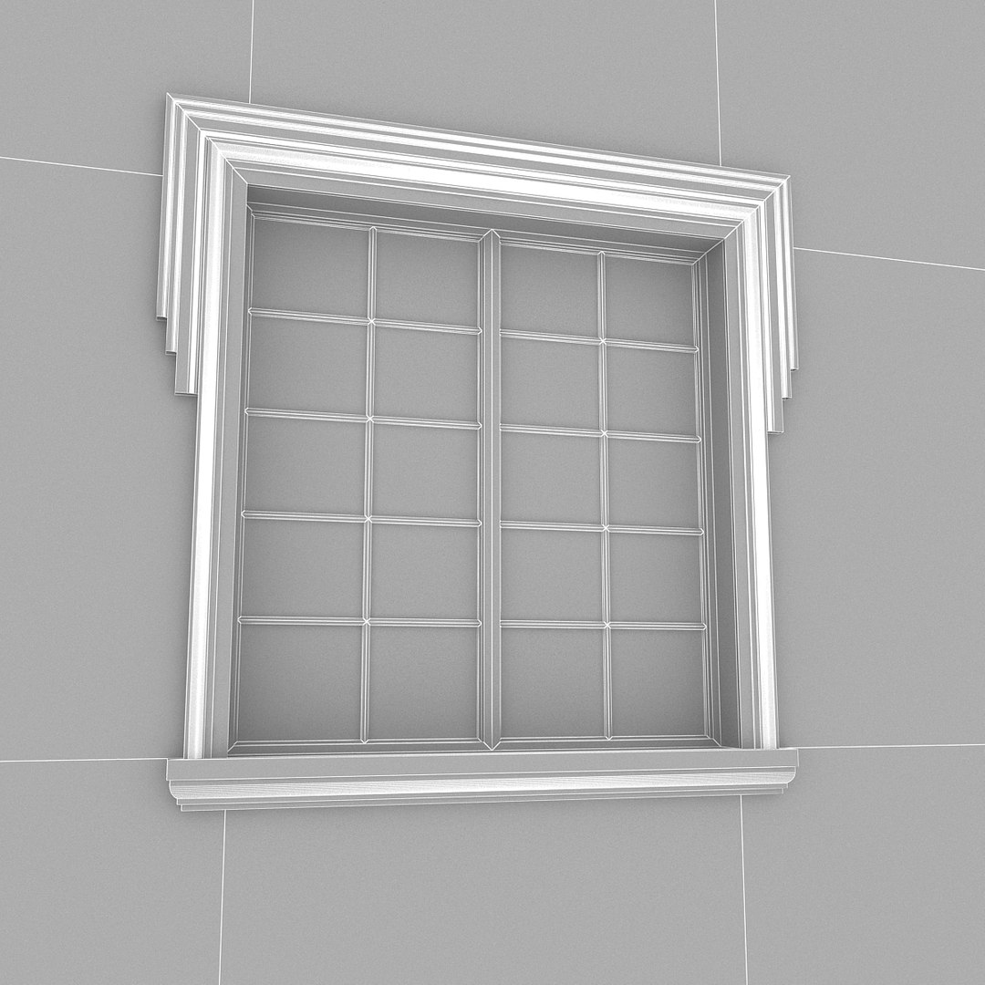 3D Window Frame - TurboSquid 1446281