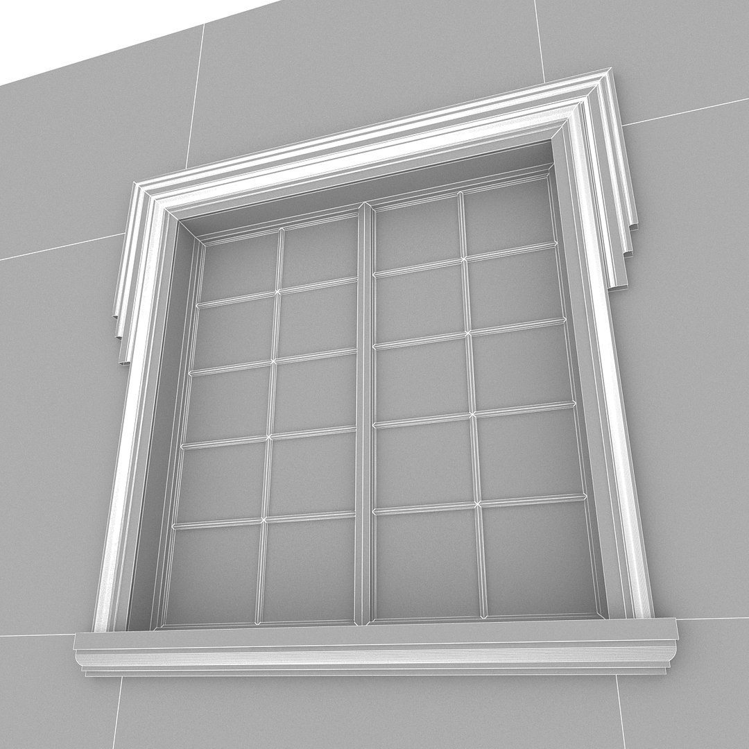 3D Window Frame - TurboSquid 1446281