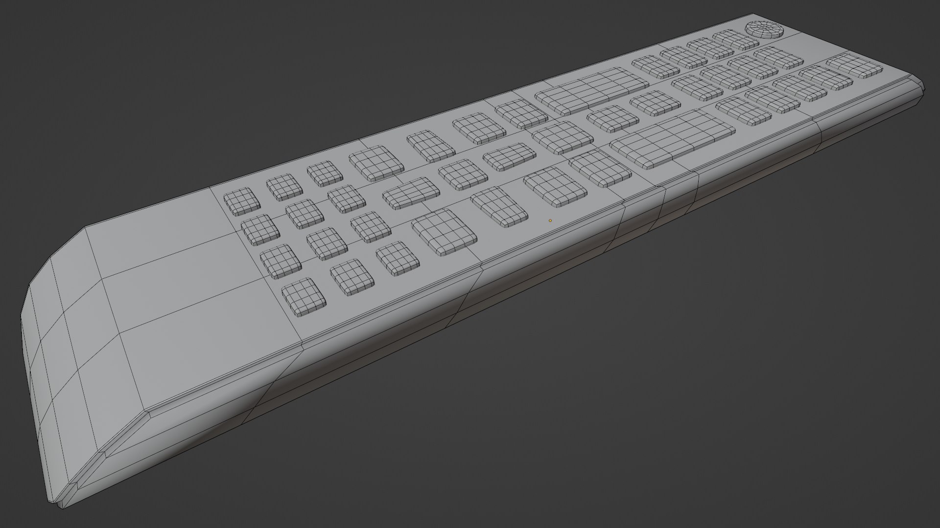 3D Tv Remote Model - TurboSquid 2233297