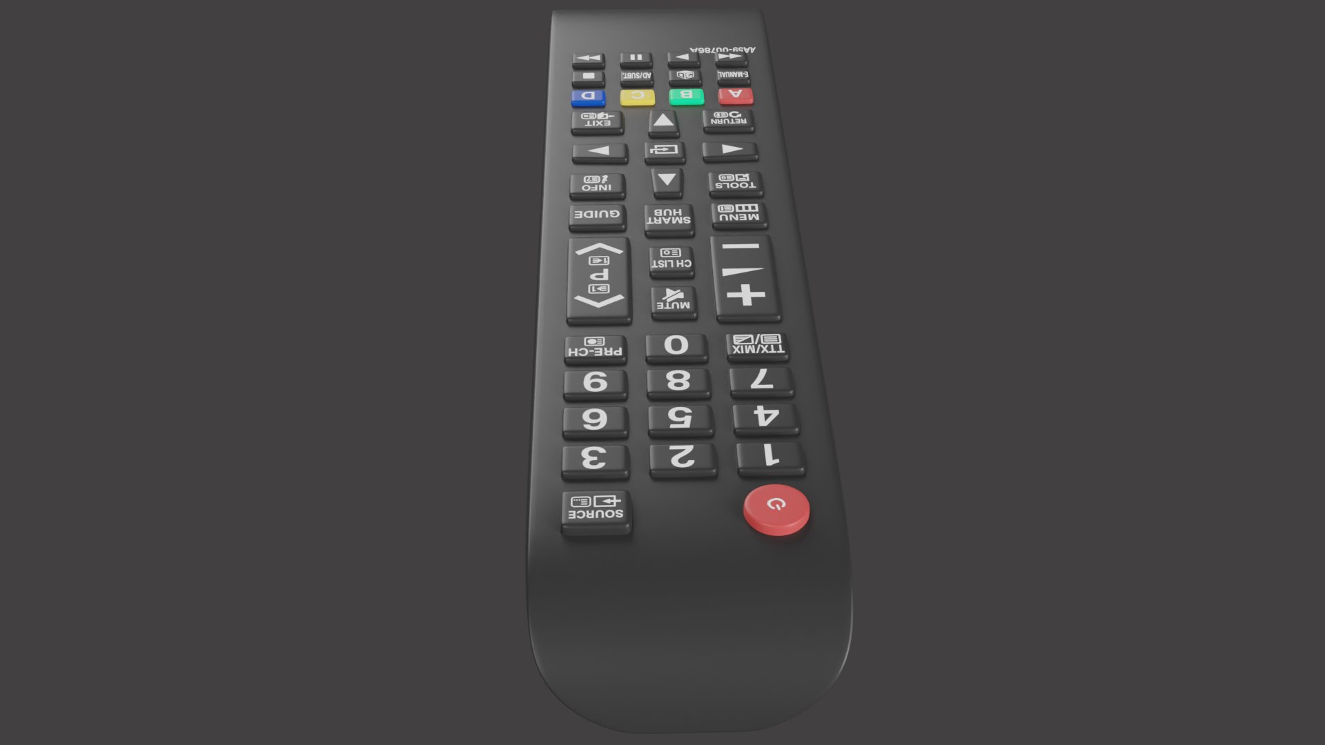 3D Tv Remote Model - TurboSquid 2233297