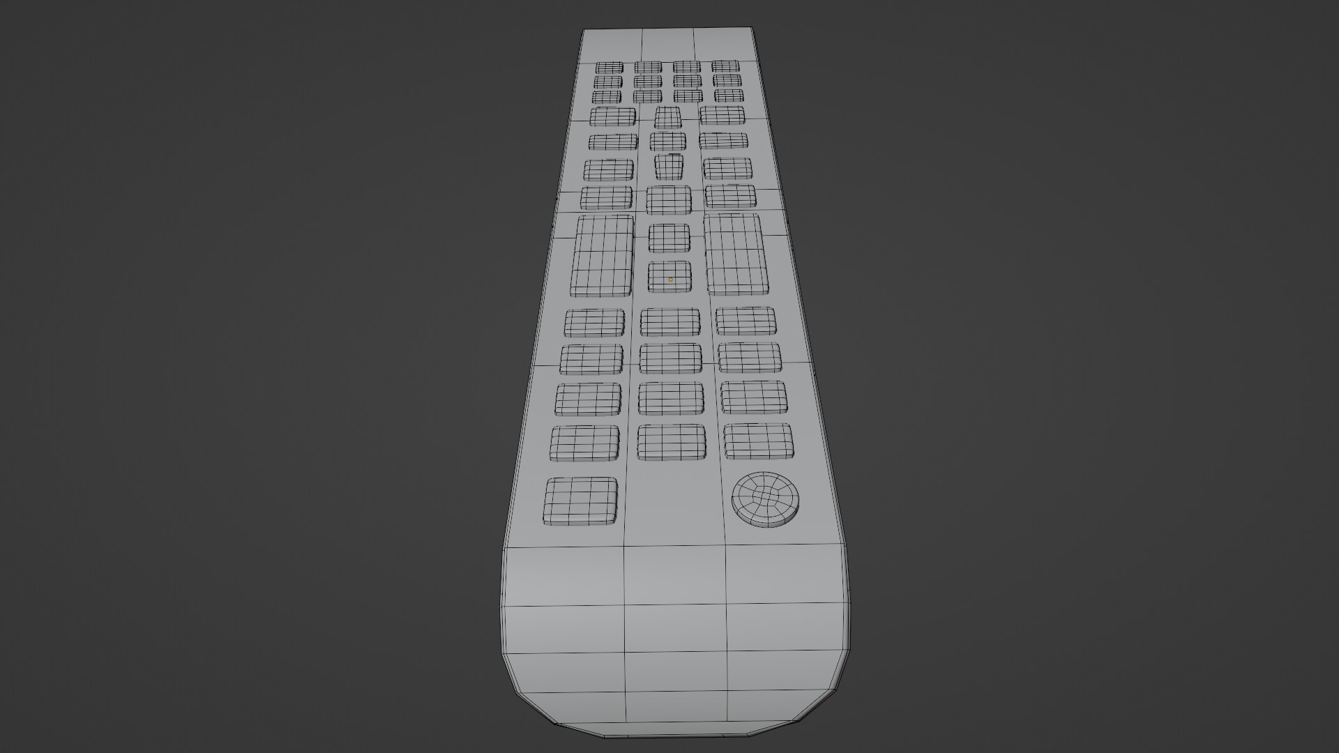 3D Tv Remote Model - TurboSquid 2233297