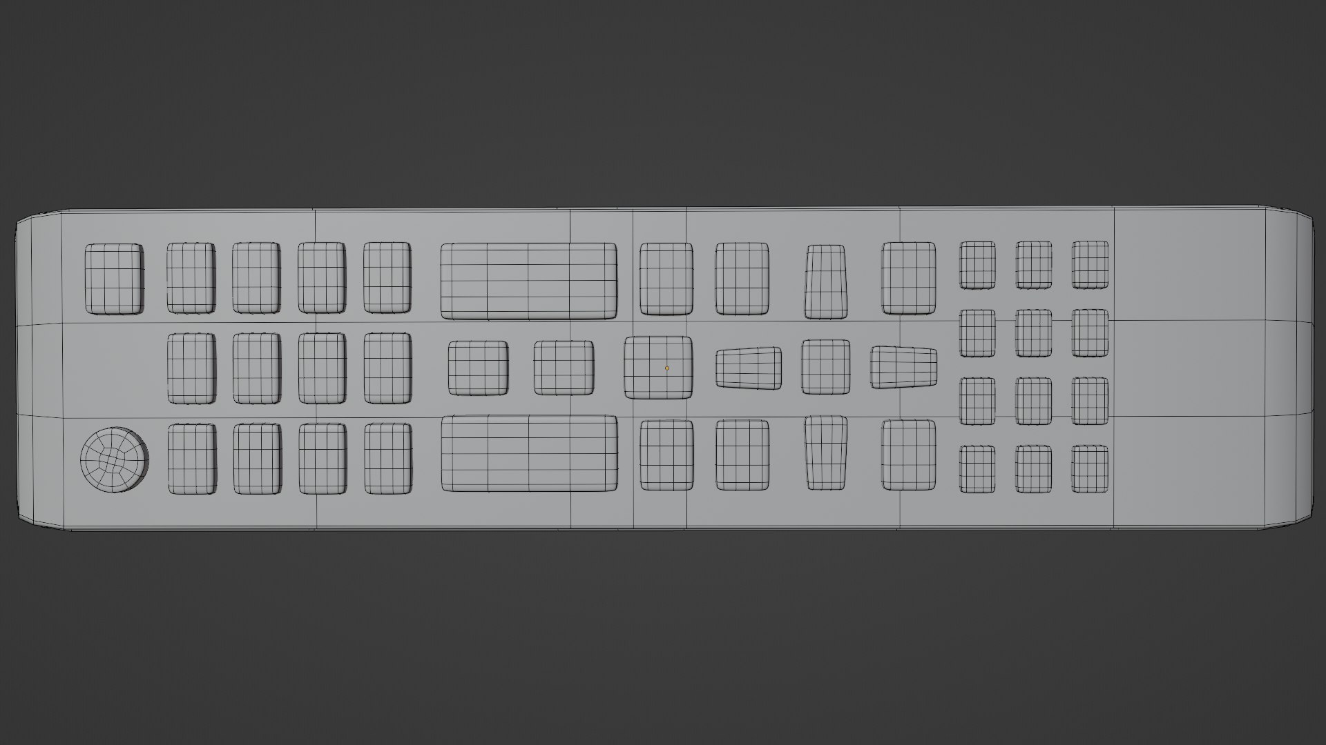 3D Tv Remote Model - TurboSquid 2233297