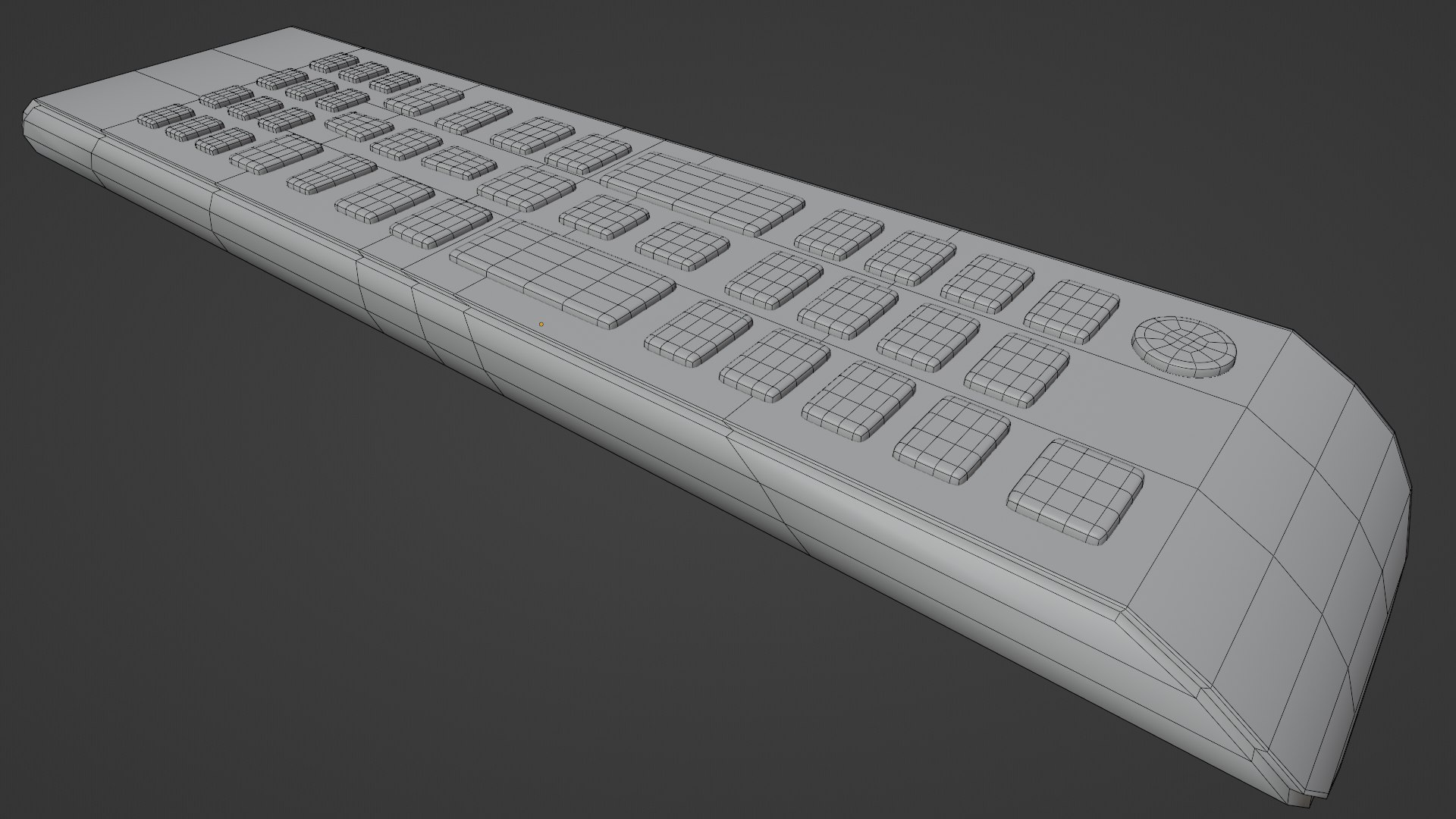 3D Tv Remote Model - TurboSquid 2233297