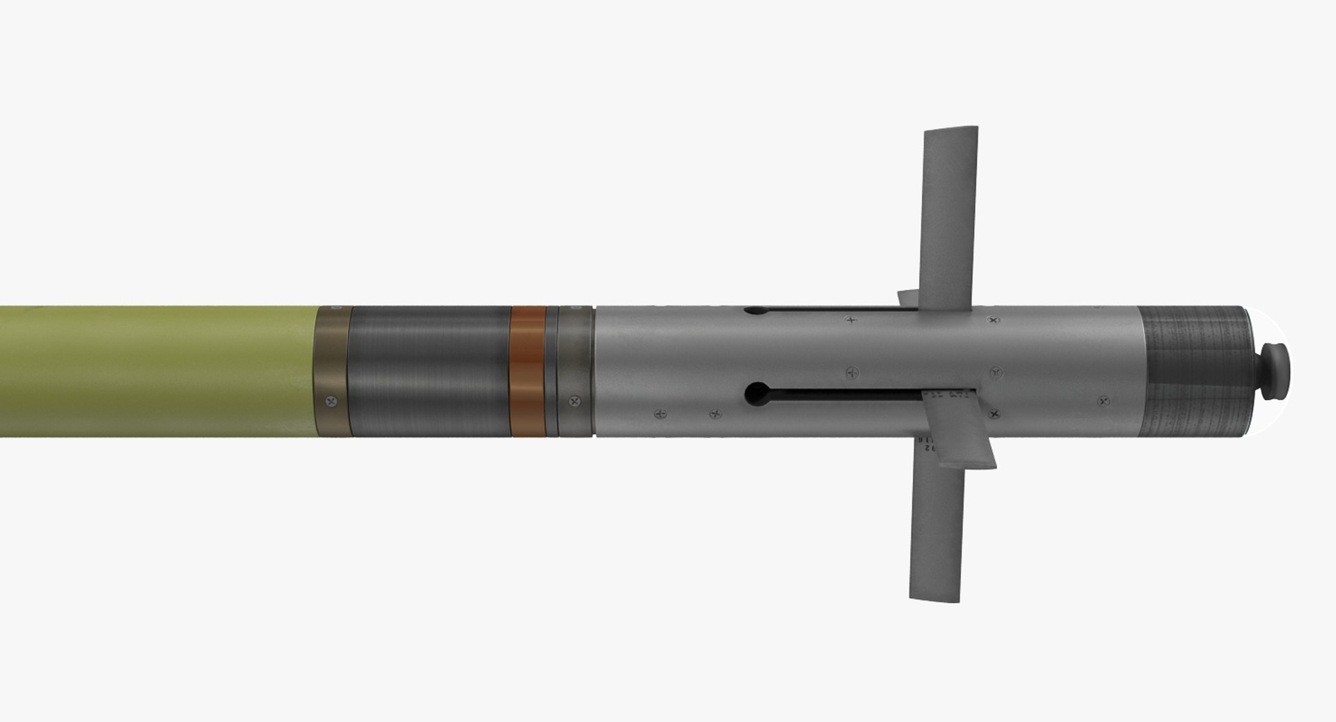 Fim 92 Stinger Missile 3d Model