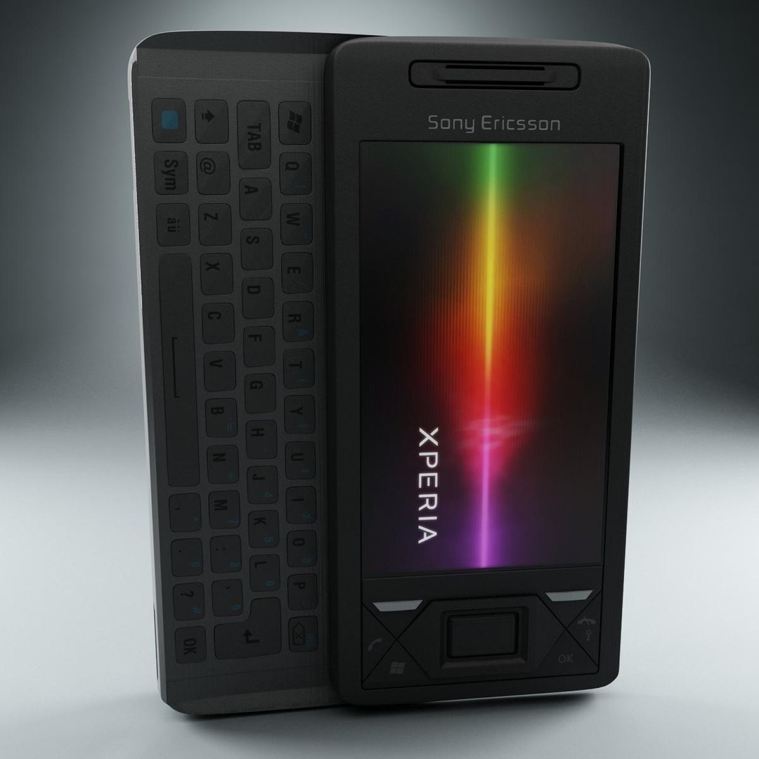 Sony Ericsson Xperia X1 3d Model