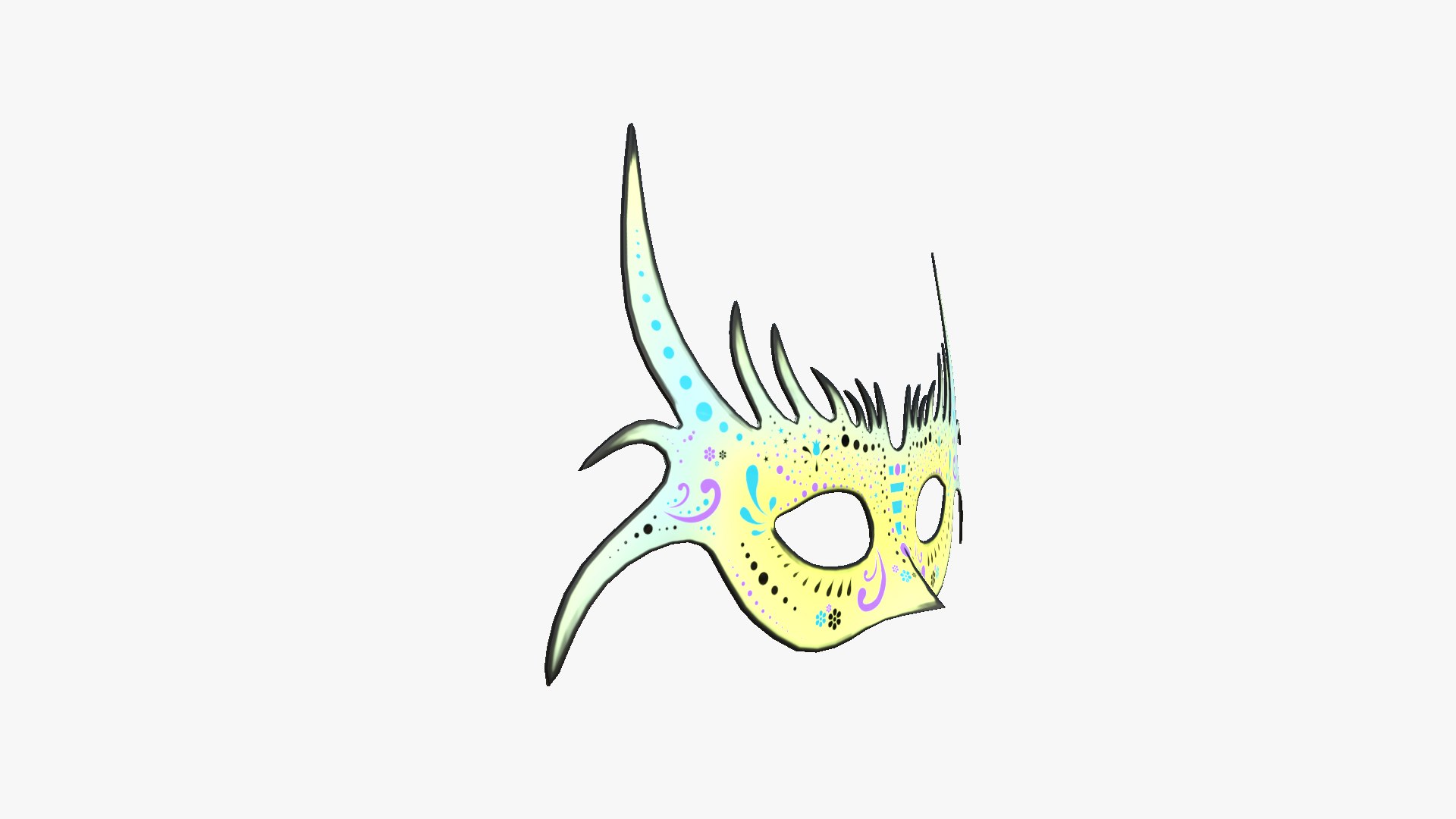 10 Carnival Masks Collection - Costume Character Design Model ...