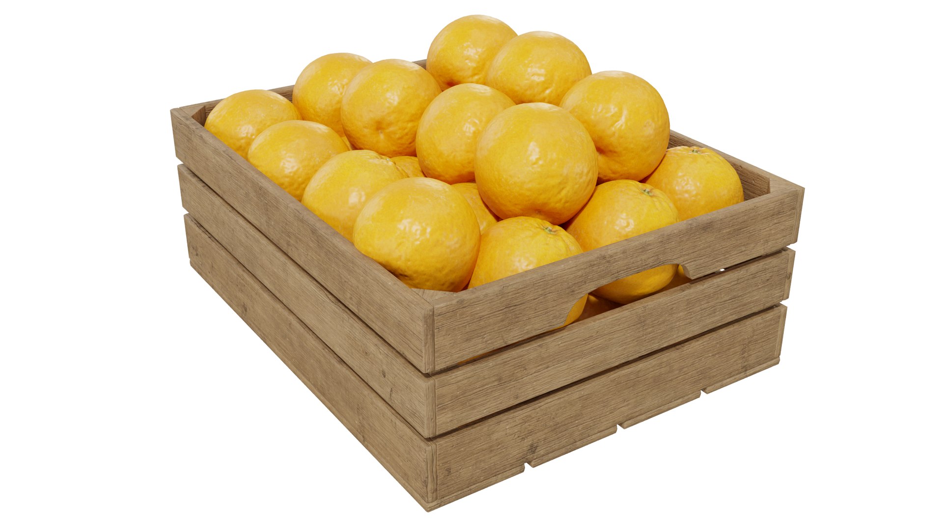 3D Model Orange Crates - TurboSquid 1967376