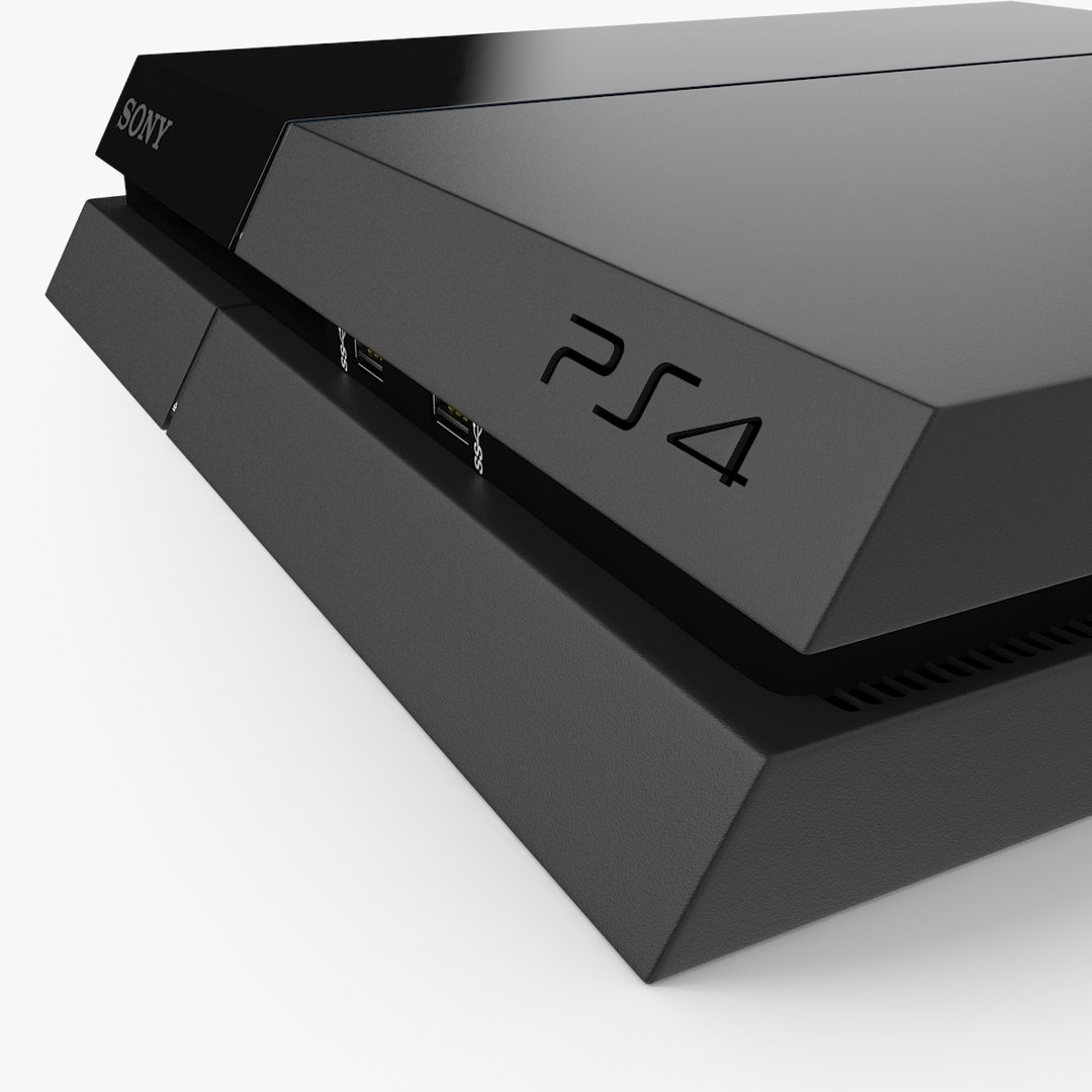3d Model Sony Playstation 4