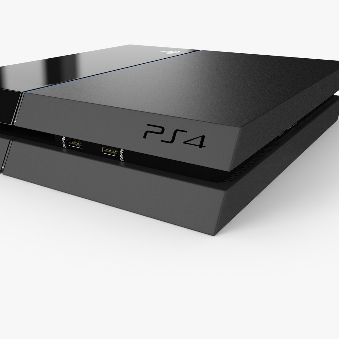 3d Model Sony Playstation 4