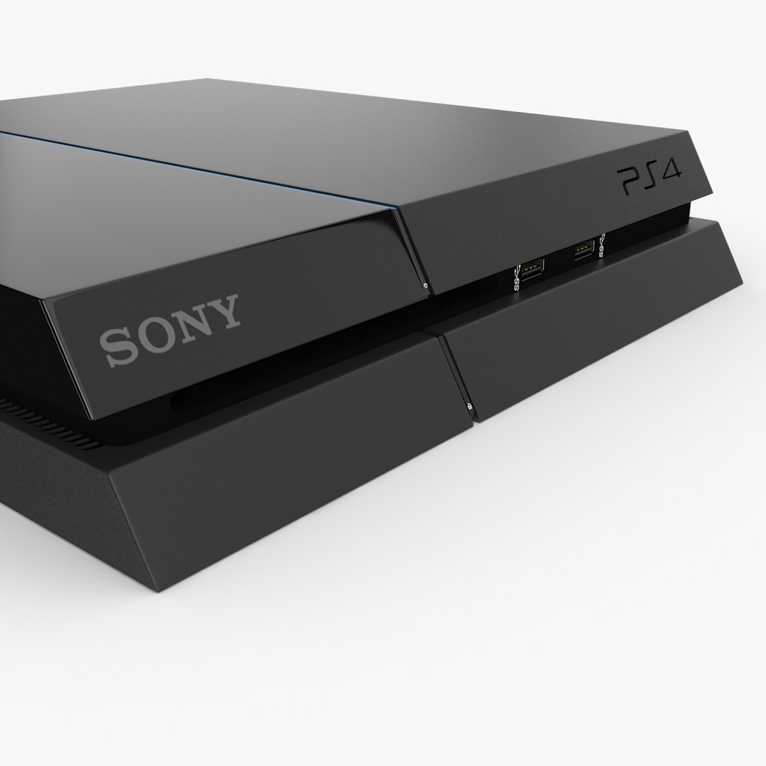 3d Model Sony Playstation 4