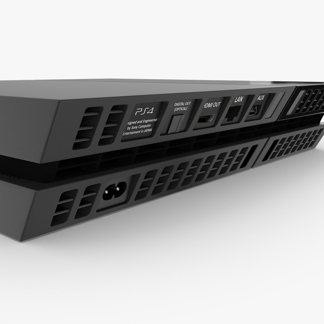 3d Model Sony Playstation 4