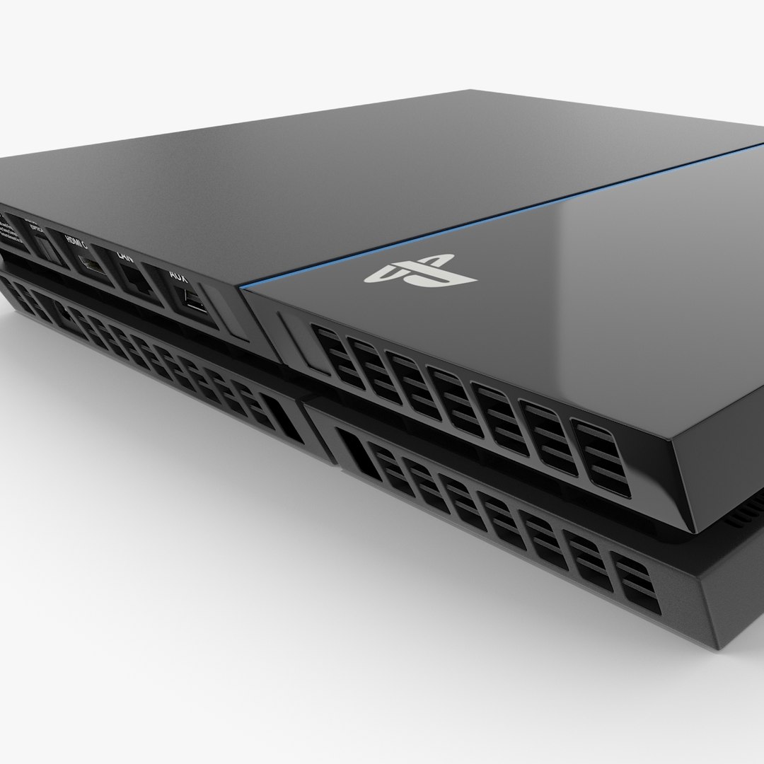 3d Model Sony Playstation 4