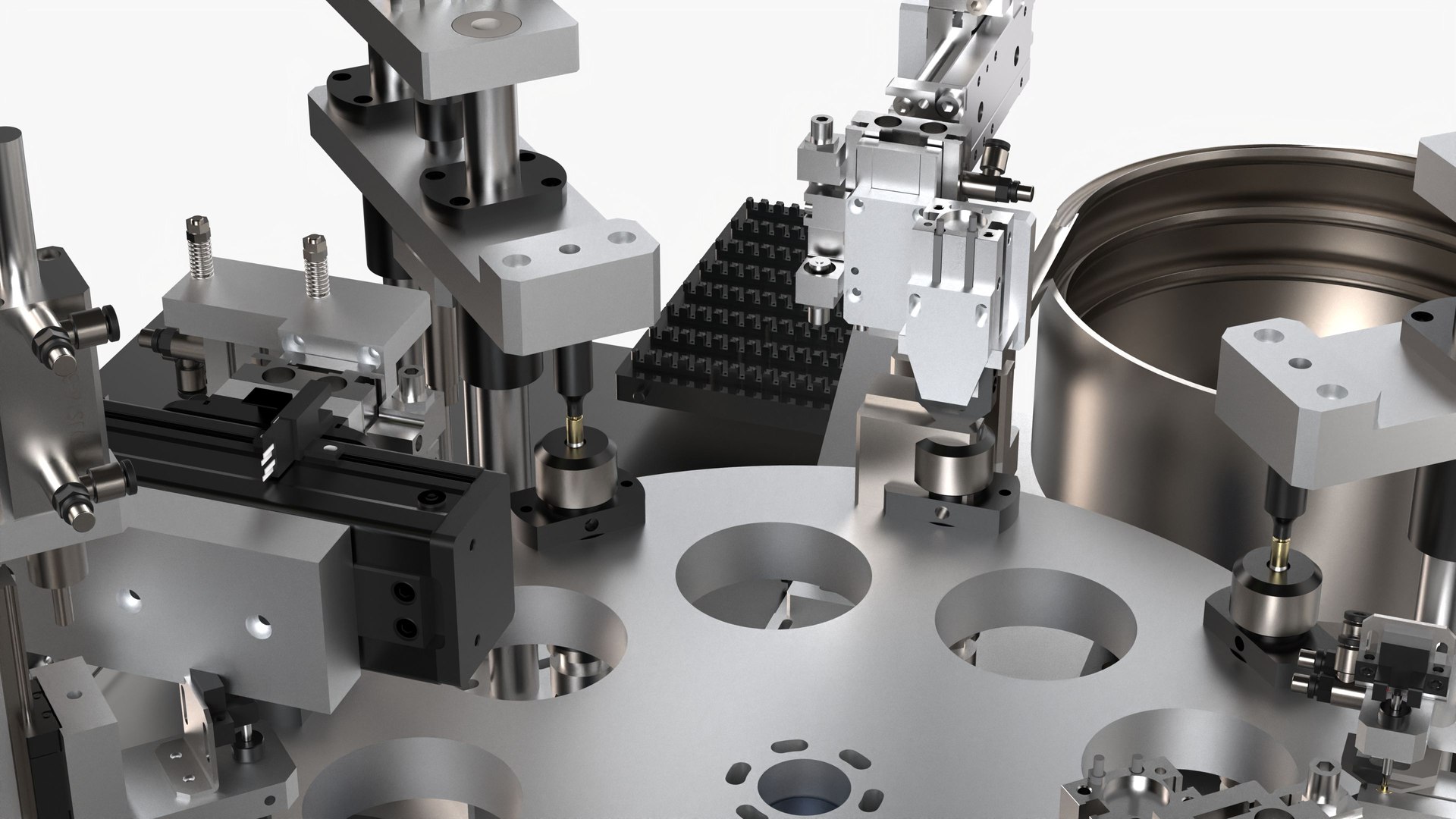 3D Automatic Stator Swing Assembly Machine Model - TurboSquid 2001362