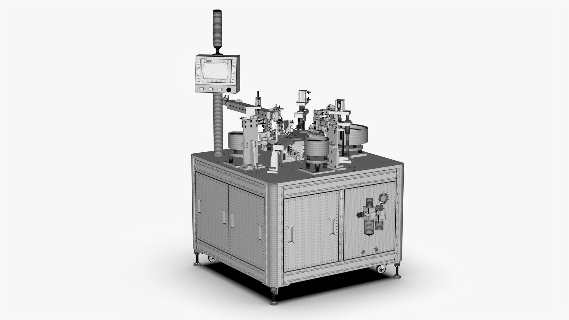 3D Automatic Stator Swing Assembly Machine Model - TurboSquid 2001362