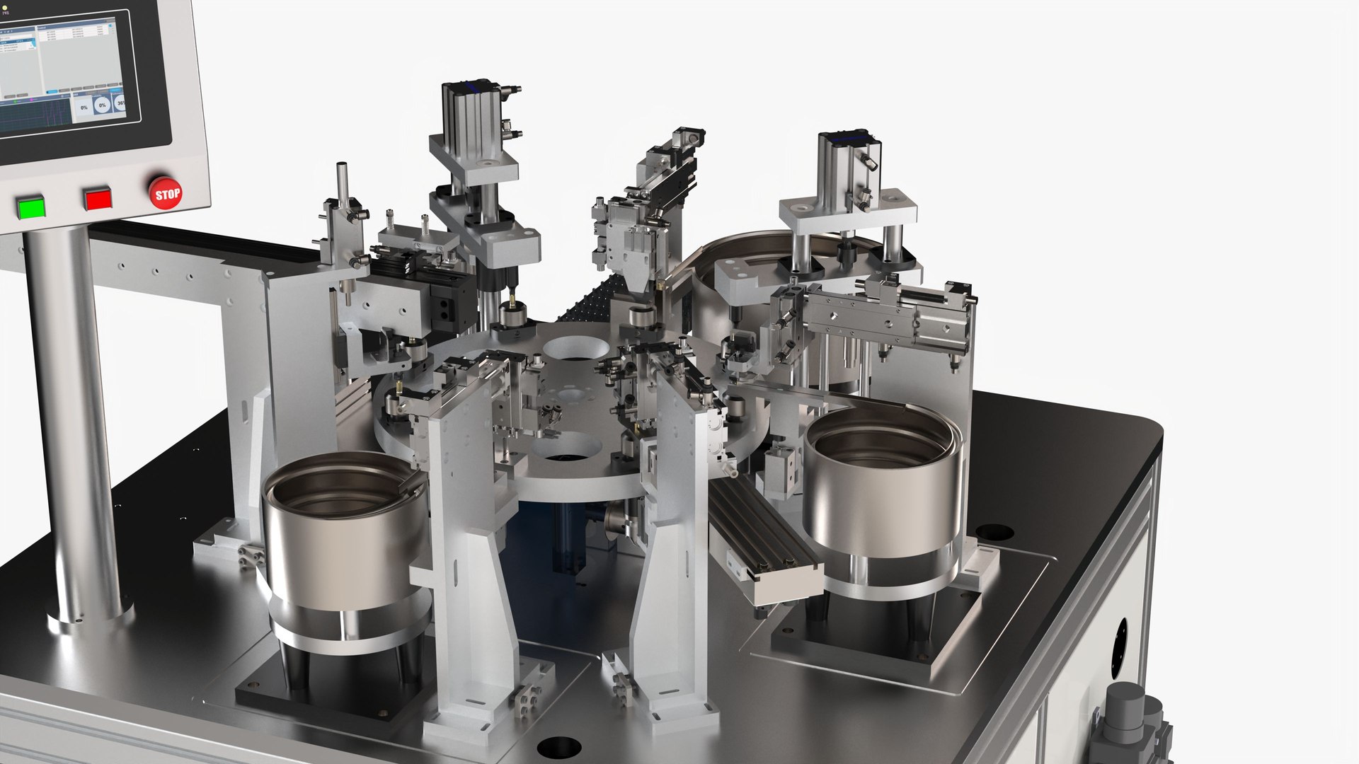 3D Automatic Stator Swing Assembly Machine Model - TurboSquid 2001362