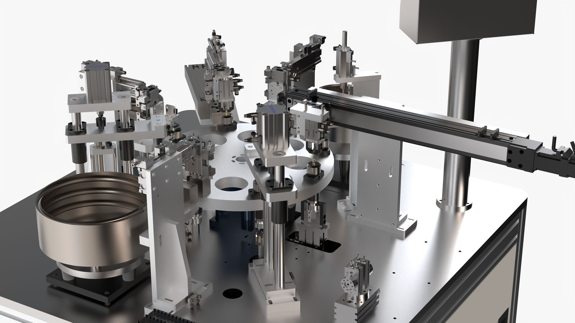 3D Automatic Stator Swing Assembly Machine Model - TurboSquid 2001362