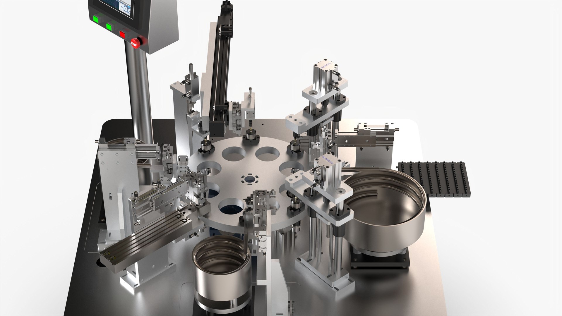 3D Automatic Stator Swing Assembly Machine Model - TurboSquid 2001362