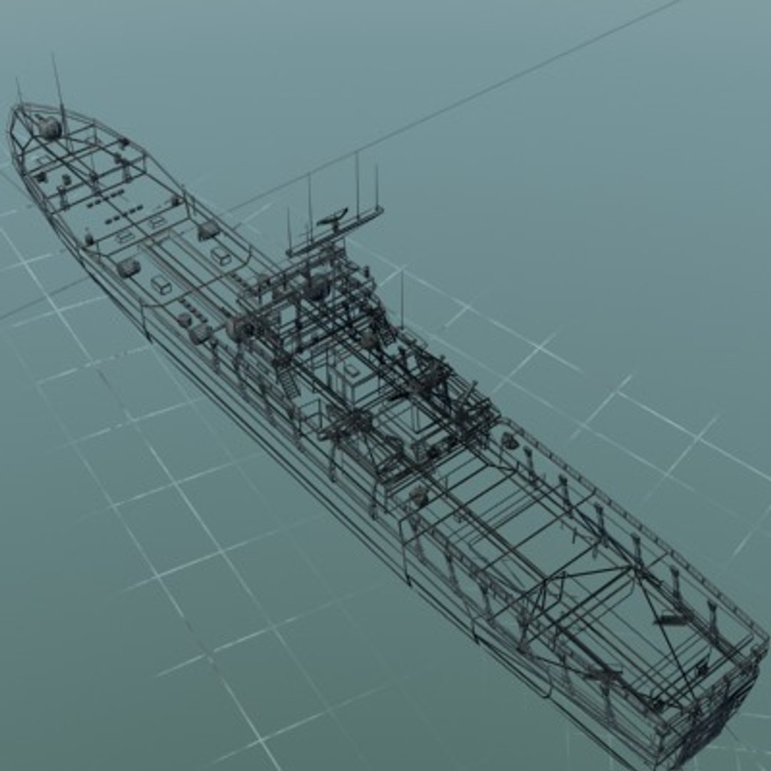 Yuting 072-ii Ship 3d Model
