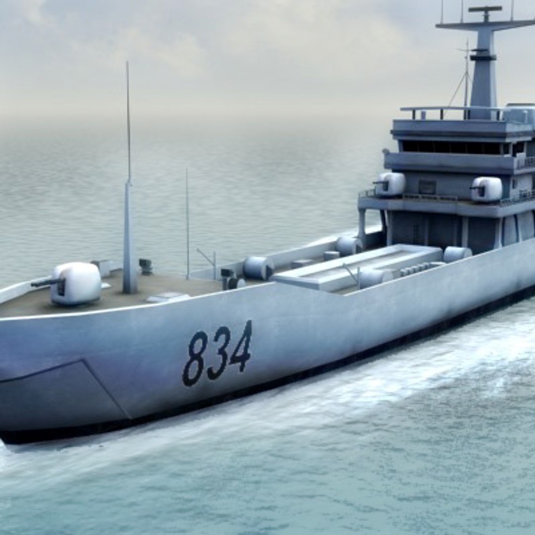 Yuting 072-ii Ship 3d Model