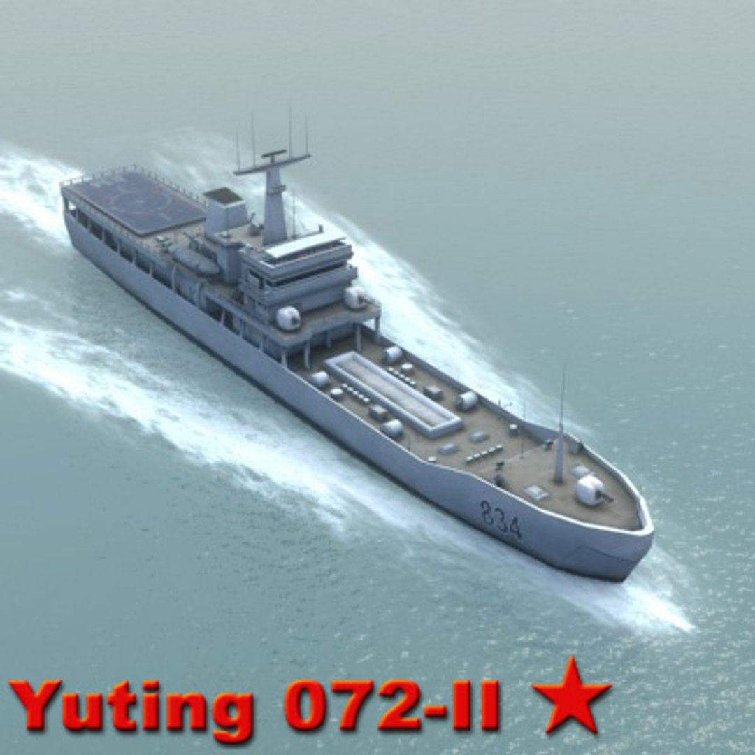 Yuting 072-ii Ship 3d Model
